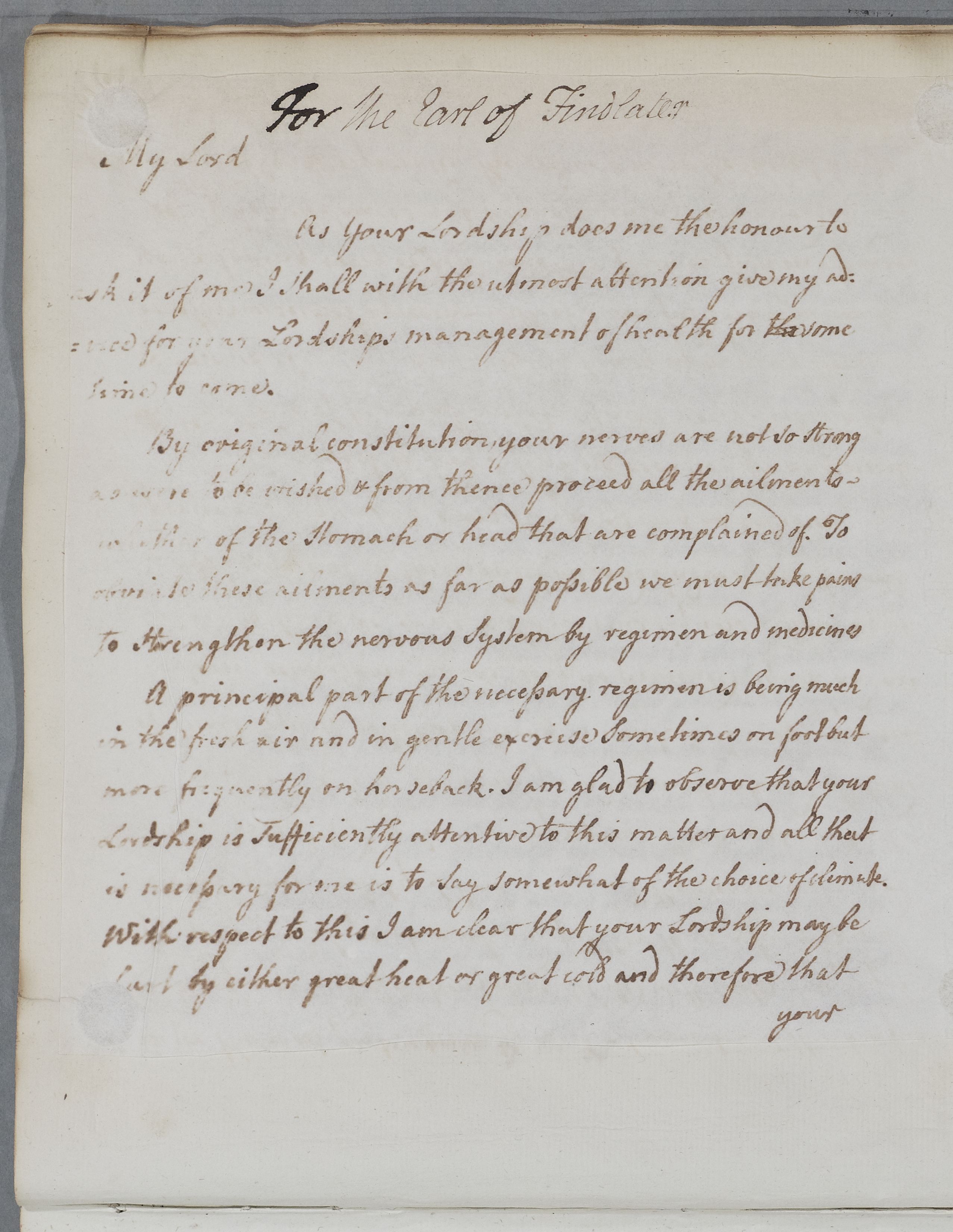 The Cullen Project | [ID:116] From: Dr William Cullen (Professor Cullen ...