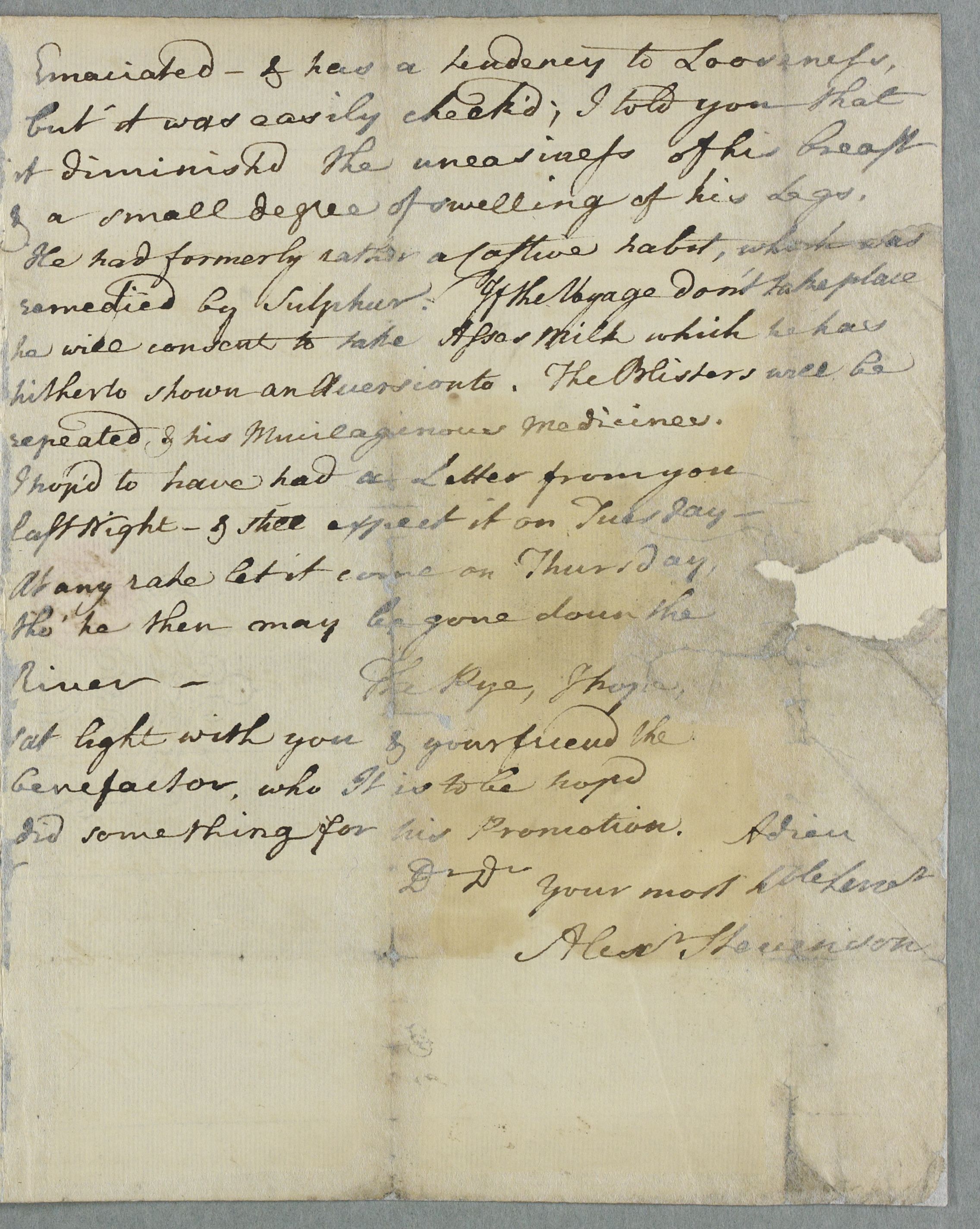 The Cullen Project | [ID:756] From: Dr Alexander Stevenson (Professor ...