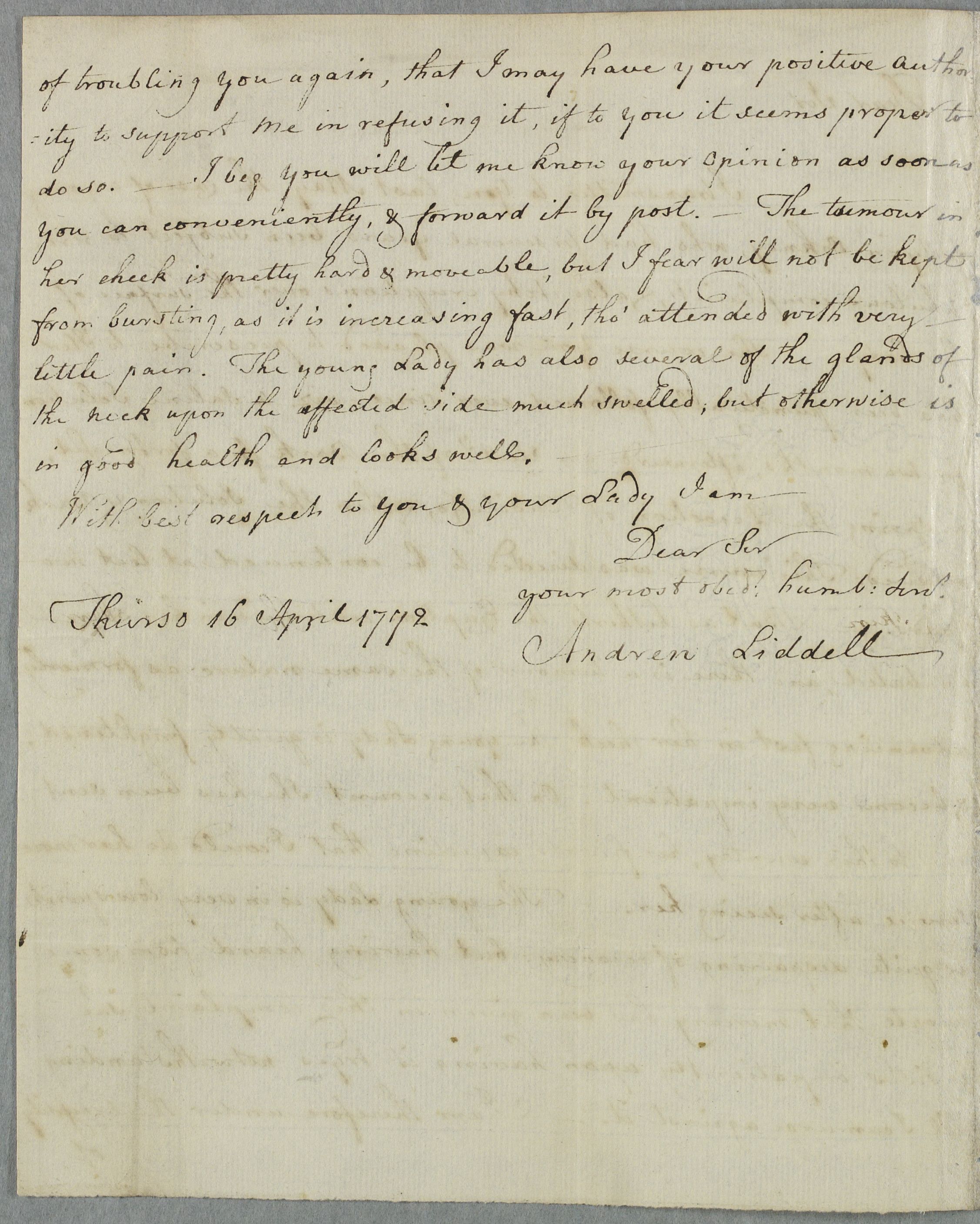 The Cullen Project | [ID:820] From: Mr Andrew Liddell (Liddle) / To: Dr ...