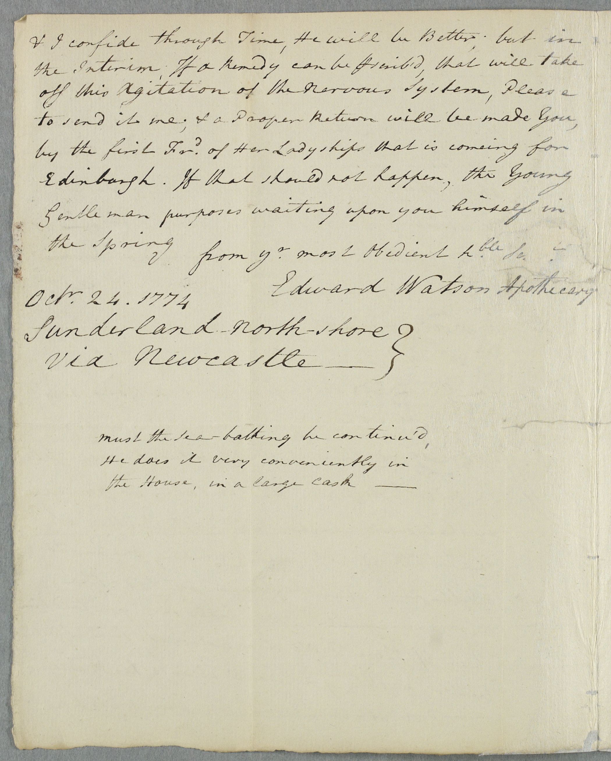 The Cullen Project | [ID:920] From: Mr Edward Watson / To: Dr William ...