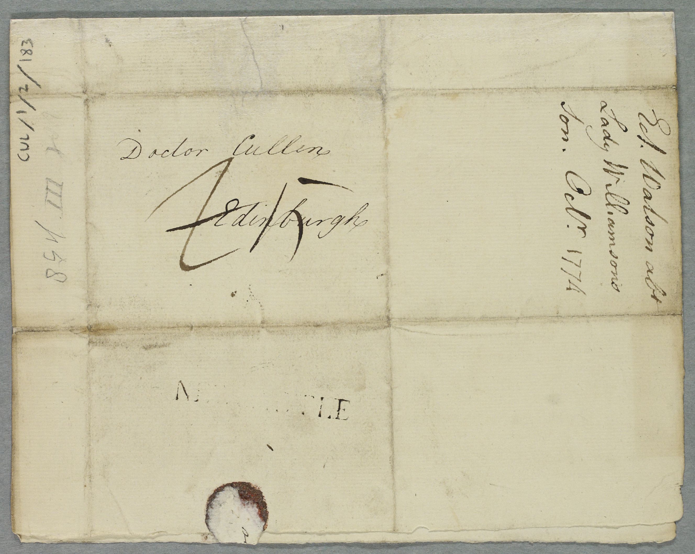 The Cullen Project | [ID:920] From: Mr Edward Watson / To: Dr William ...