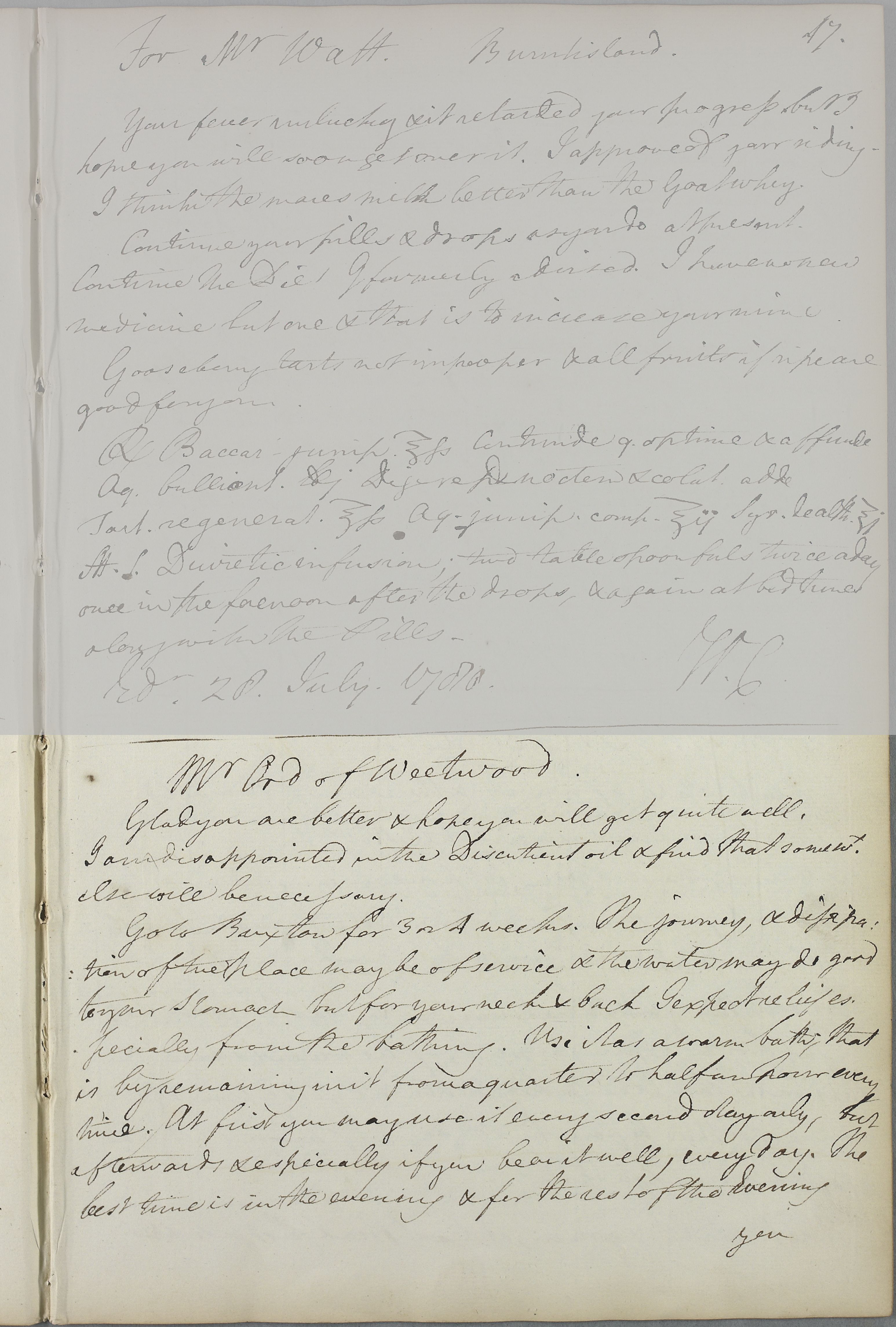 The Cullen Project | [ID:996] From: Dr William Cullen (Professor Cullen ...