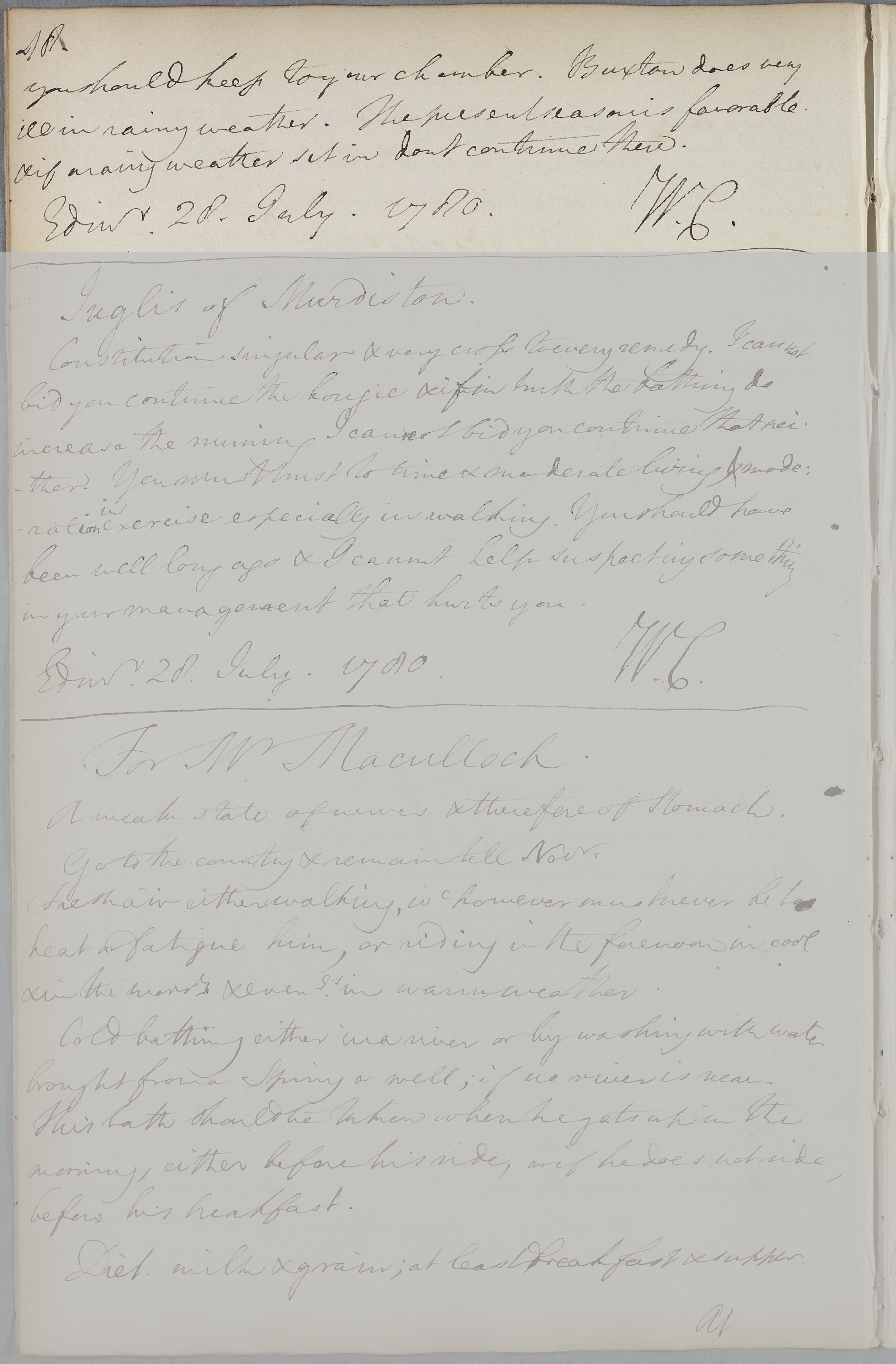The Cullen Project | [ID:996] From: Dr William Cullen (Professor Cullen ...