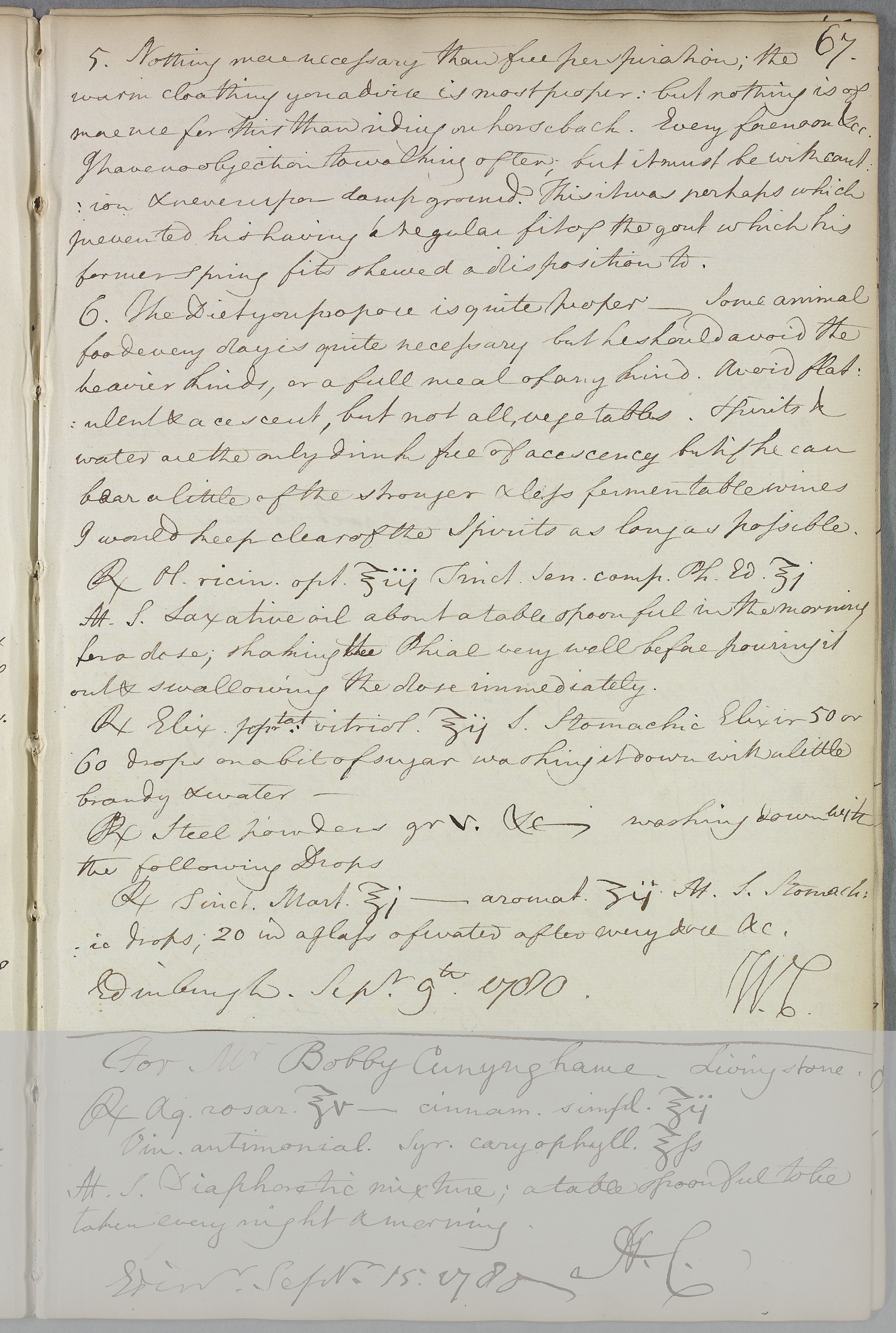 The Cullen Project | [ID:1018] From: Dr William Cullen (Professor ...