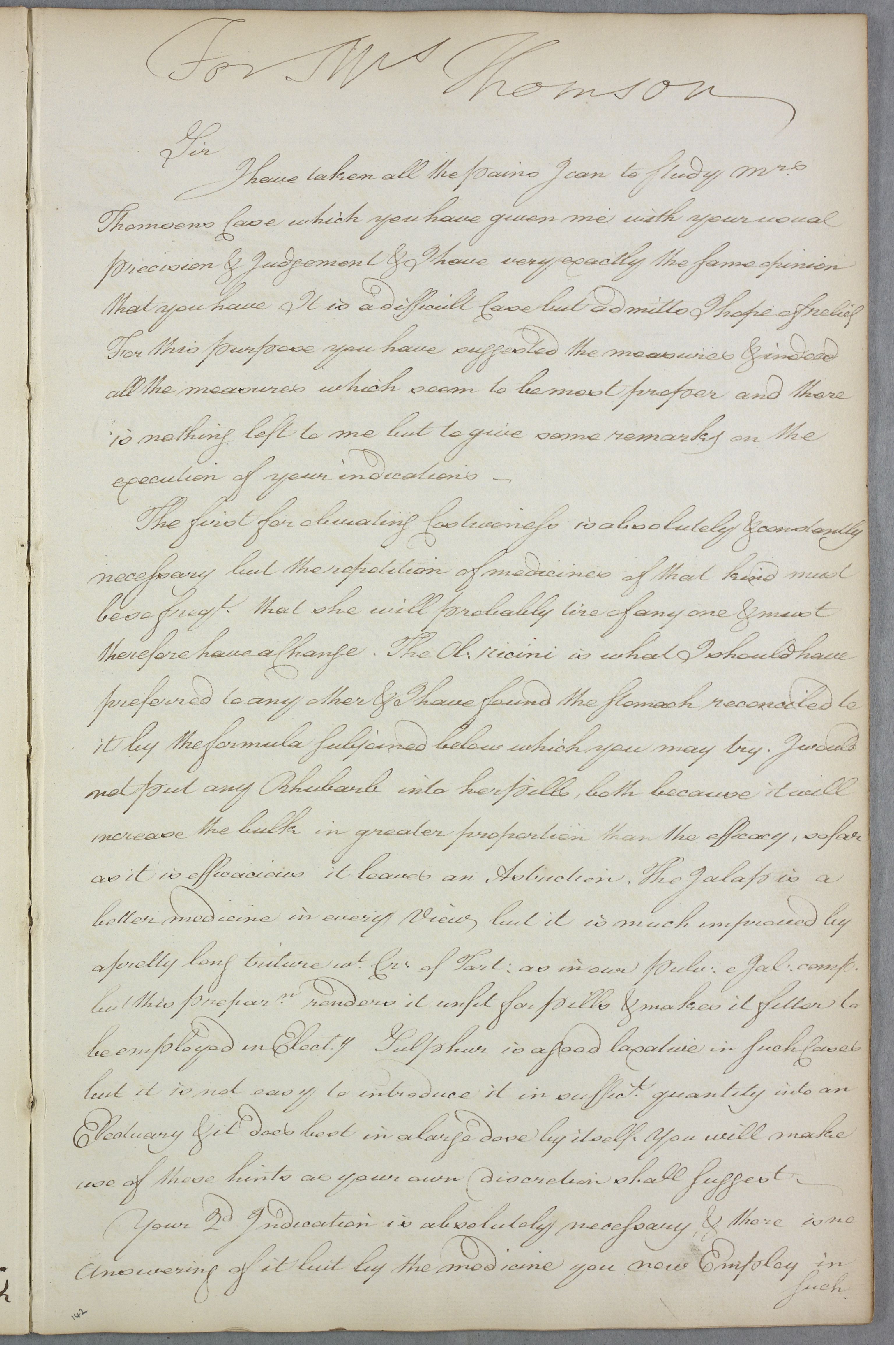 The Cullen Project | [ID:1078] From: Dr William Cullen (Professor ...