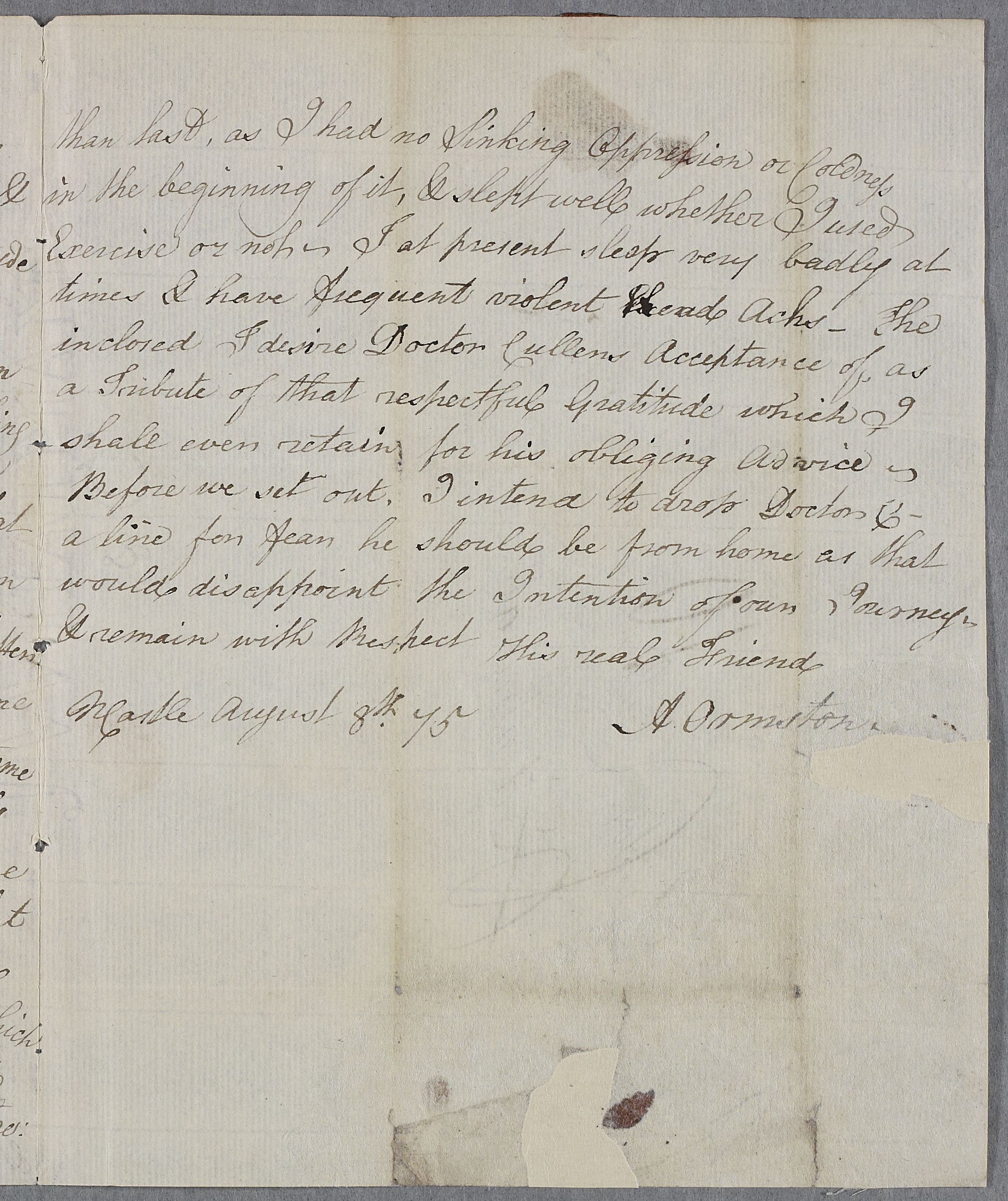 The Cullen Project | [ID:1163] From: Mrs Ann(e) Waldie (Ormston) (Ann ...