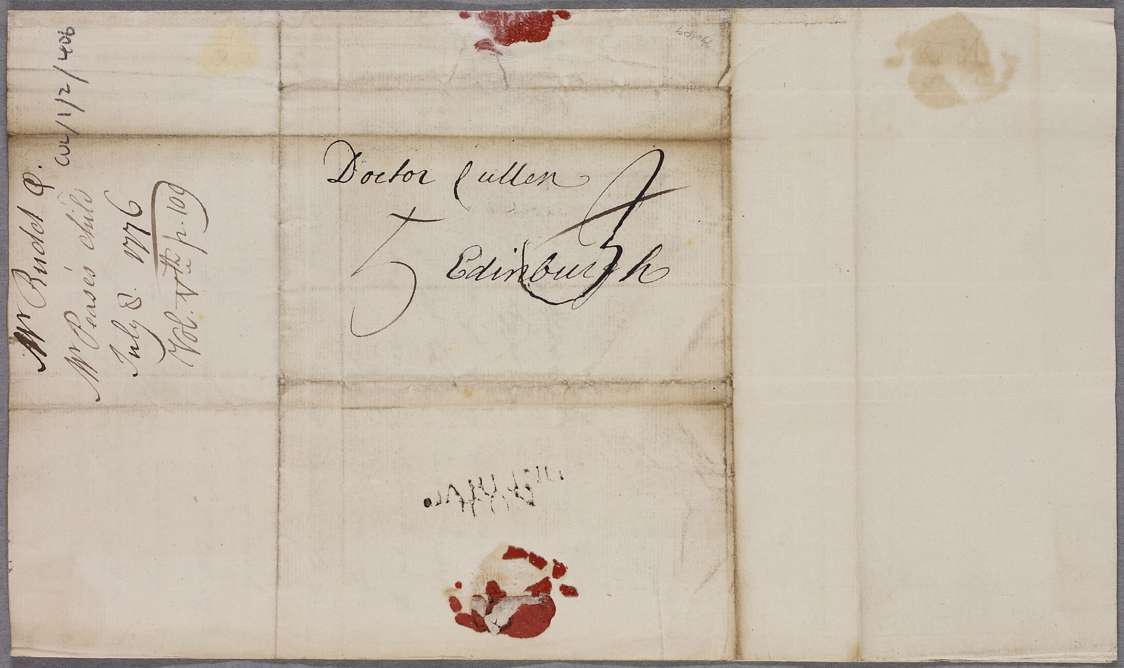 The Cullen Project | [ID:1309] From: Mr J Rudd / To: Dr William Cullen ...