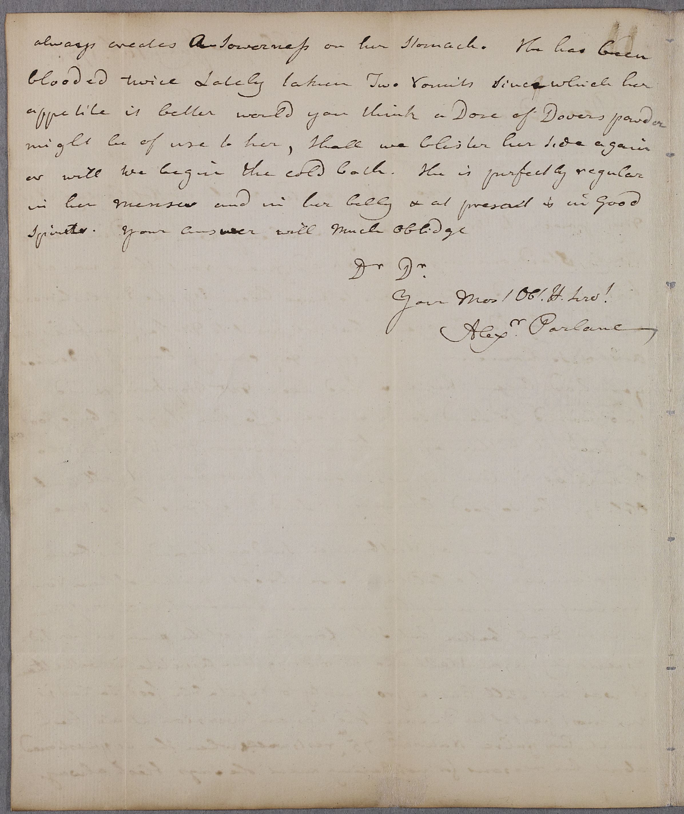 The Cullen Project | [ID:1316] From: Mr Alexander or James? Parlane ...