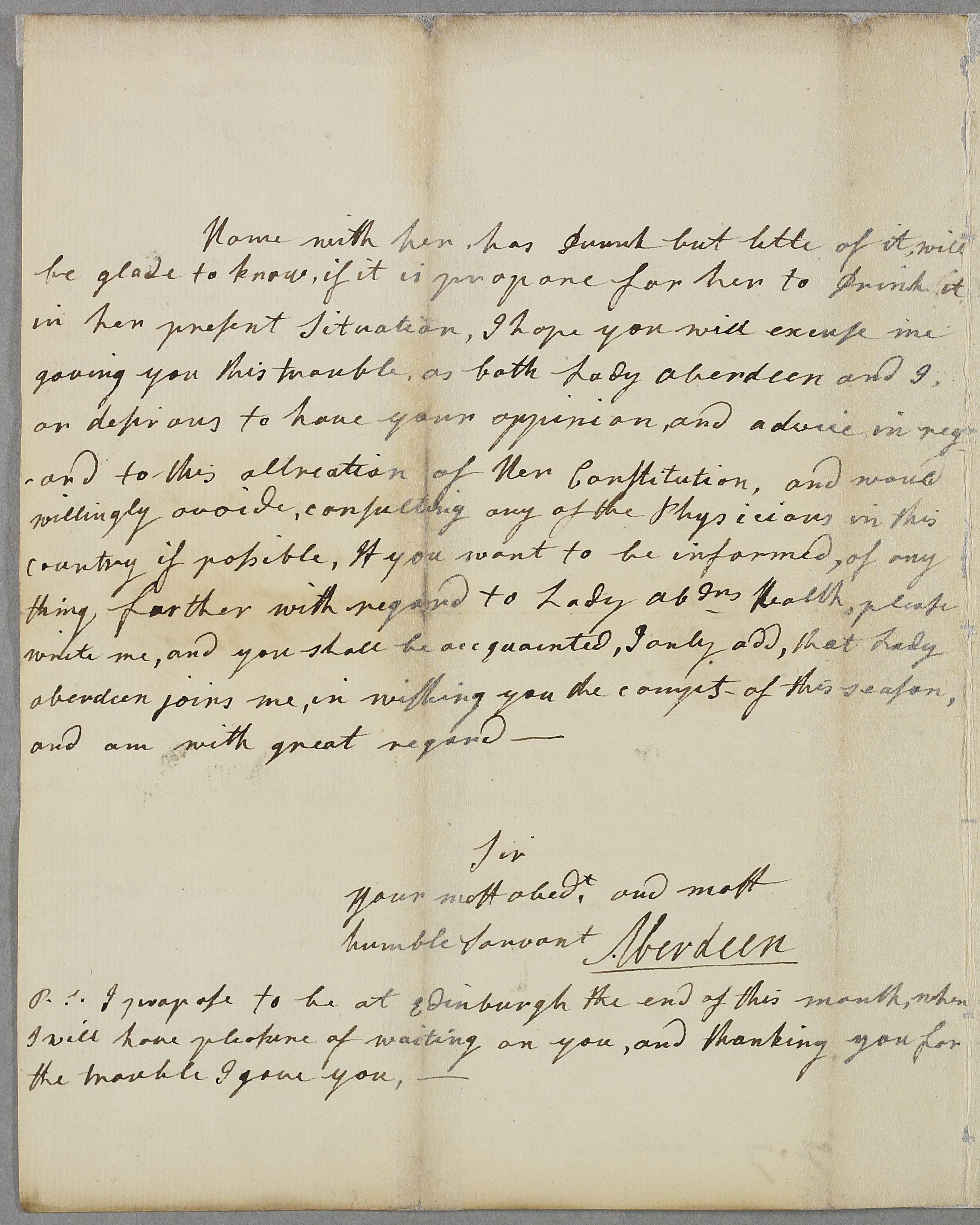 The Cullen Project | [ID:1341] From: Lord George Gordon ('Aberdeen ...