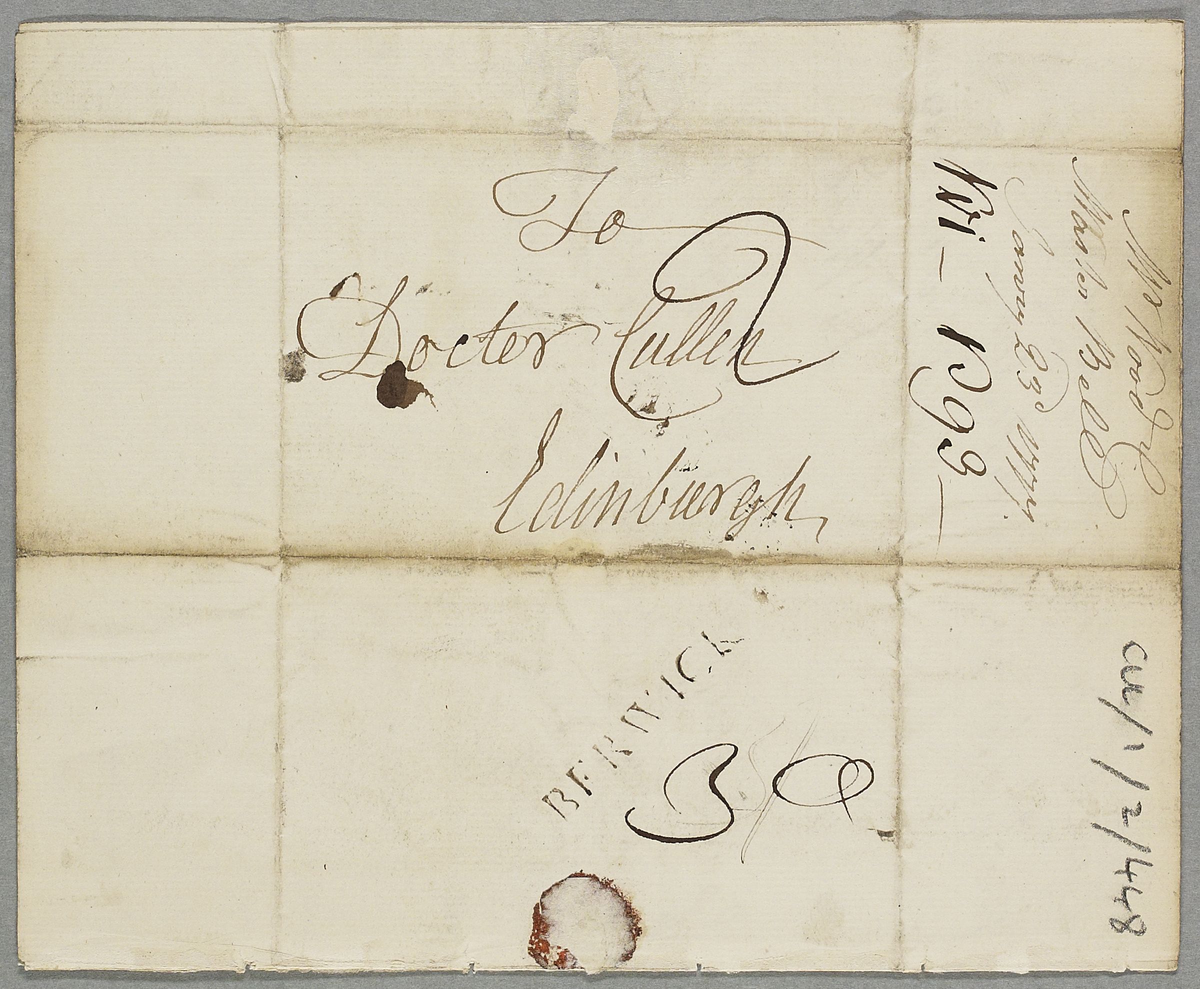 The Cullen Project | [ID:1351] From: Mr James Wood (of Berwick) / To ...