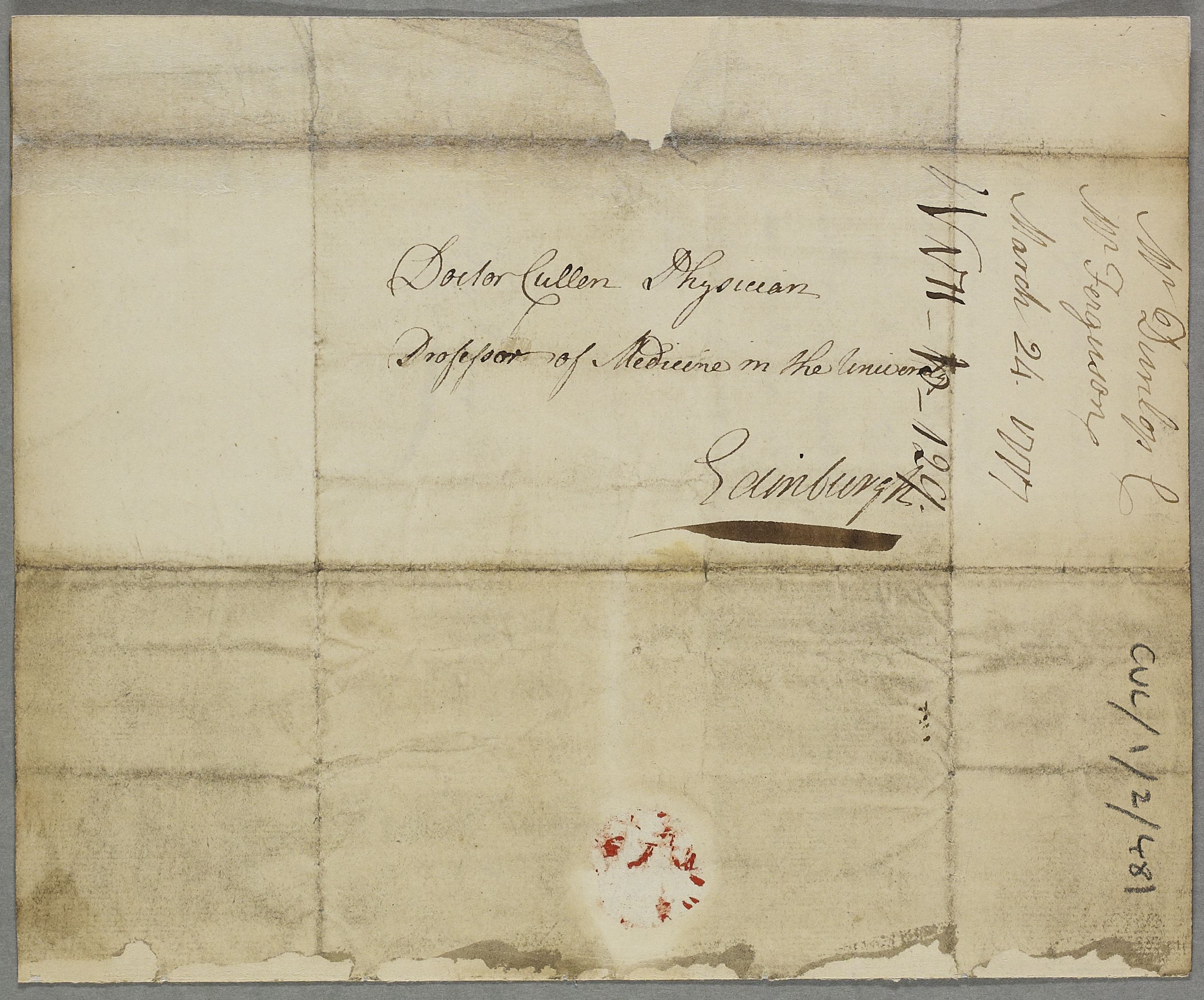 The Cullen Project | [ID:1385] From: Mr Alexander Dunlop (Sanders ...