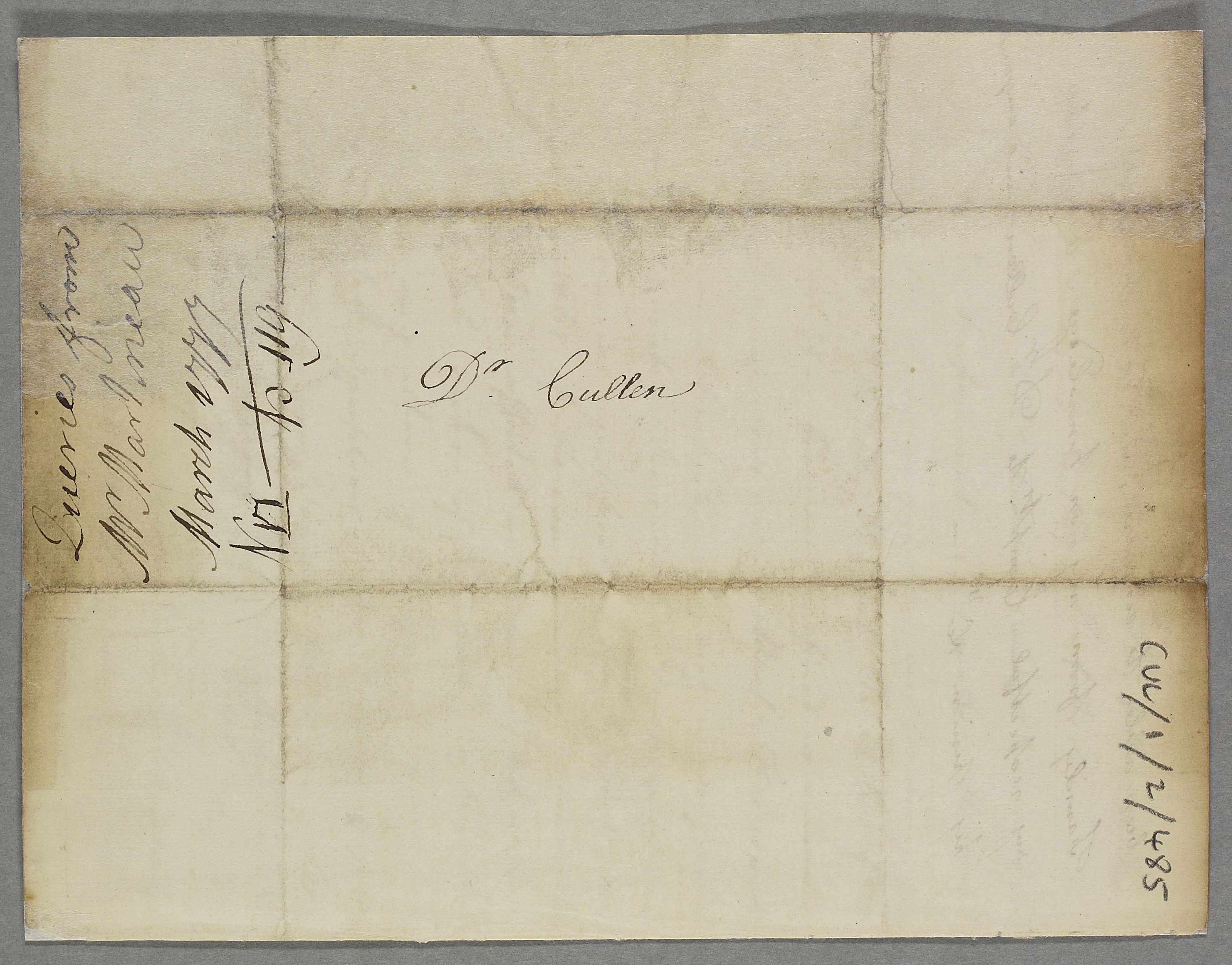 The Cullen Project | [ID:1389] From: Dr Caleb Hillier Parry / To: Dr ...