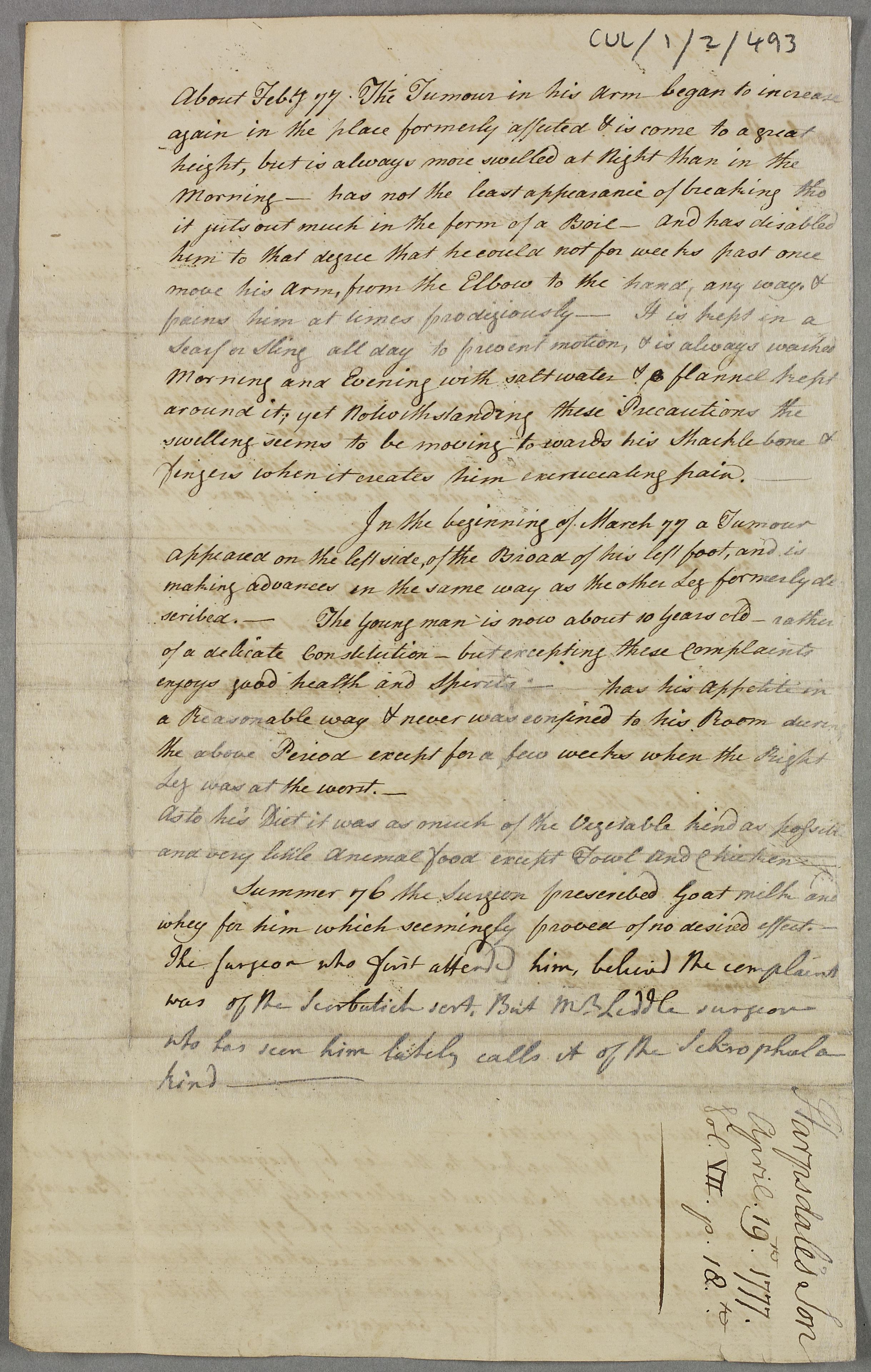 The Cullen Project | [ID:1397] From: Dr William Cullen (Professor ...