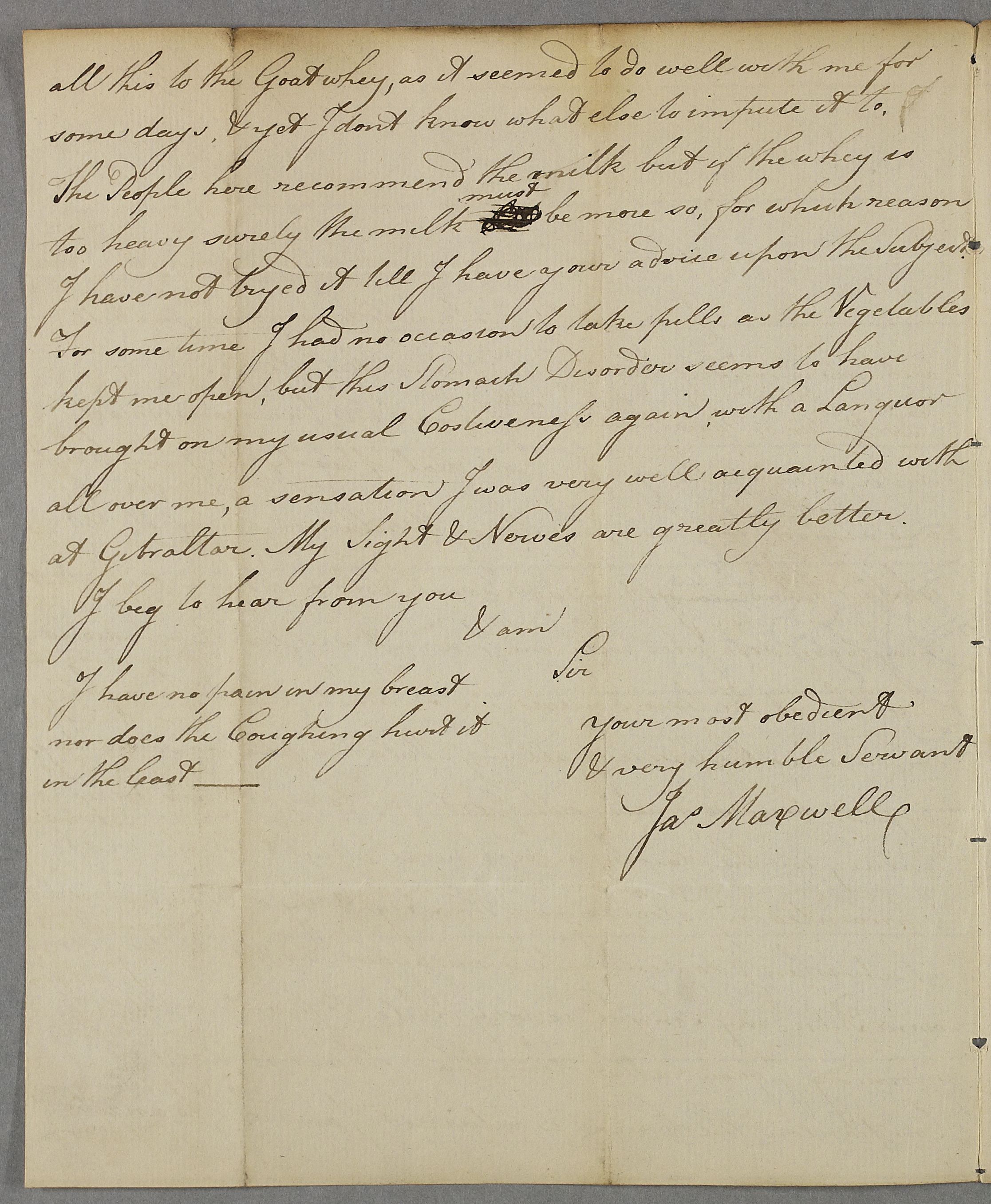 The Cullen Project | [ID:1532] From: Captain James Maxwell / To: Dr ...