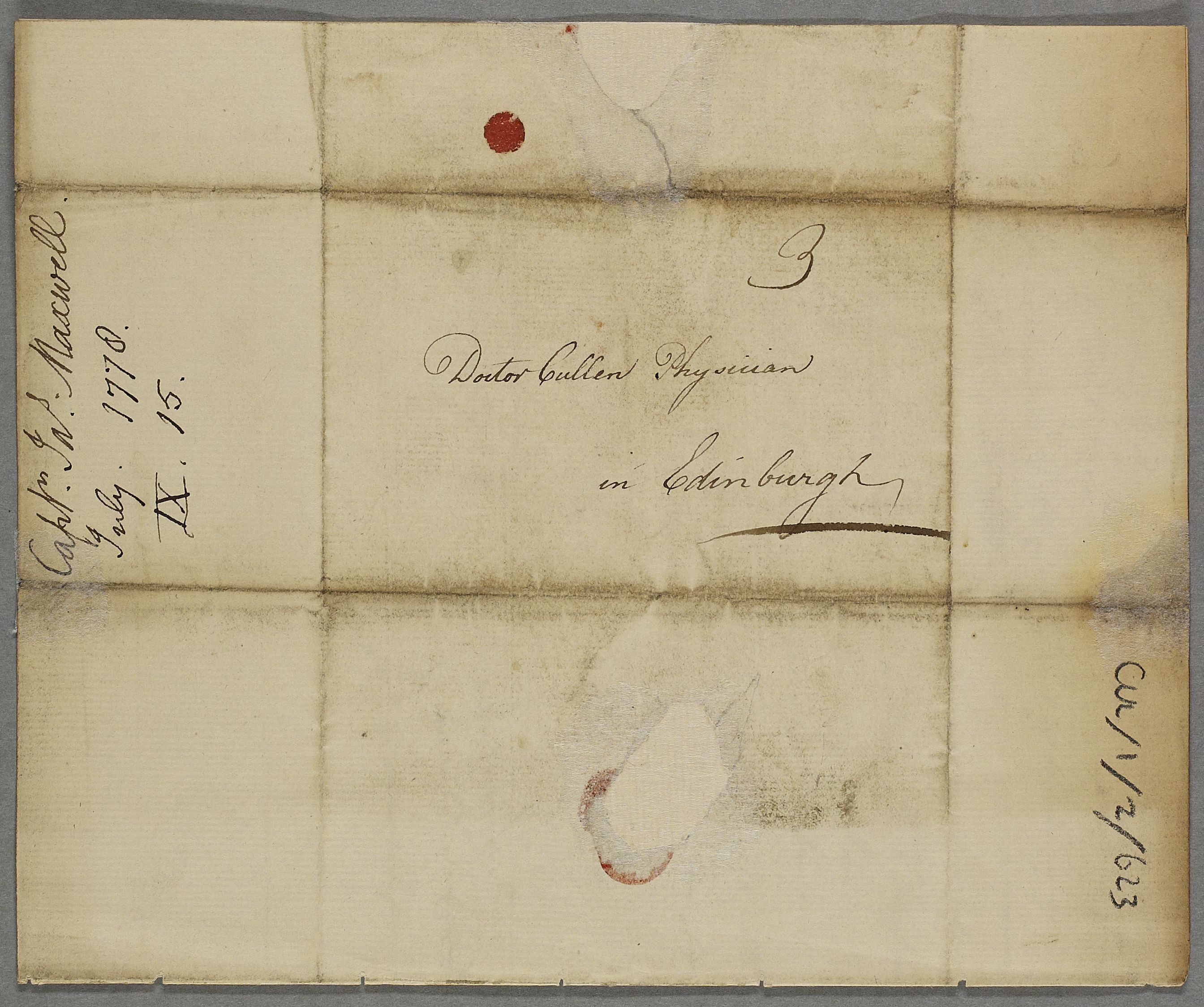 The Cullen Project | [ID:1532] From: Captain James Maxwell / To: Dr ...