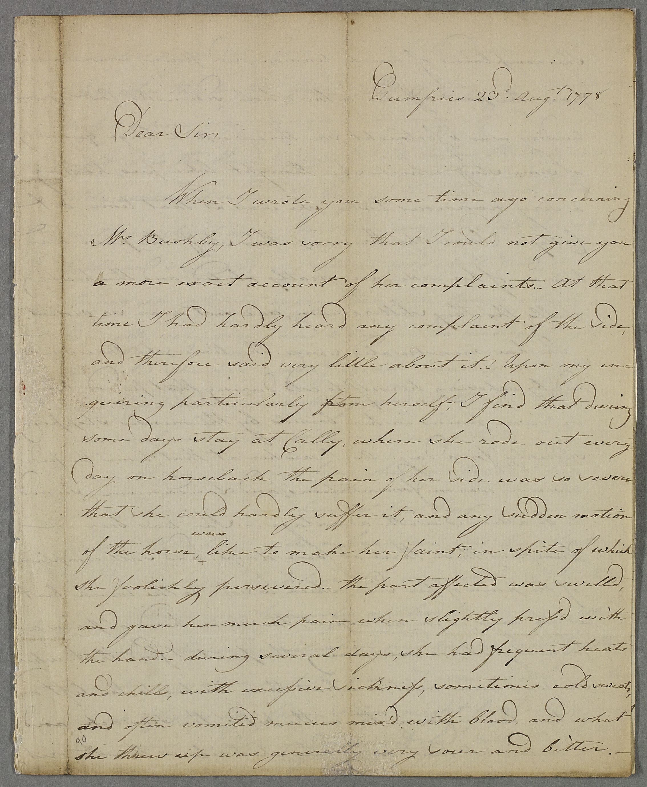 The Cullen Project | [ID:1550] From: Dr William Hamilton (in Dumfries ...