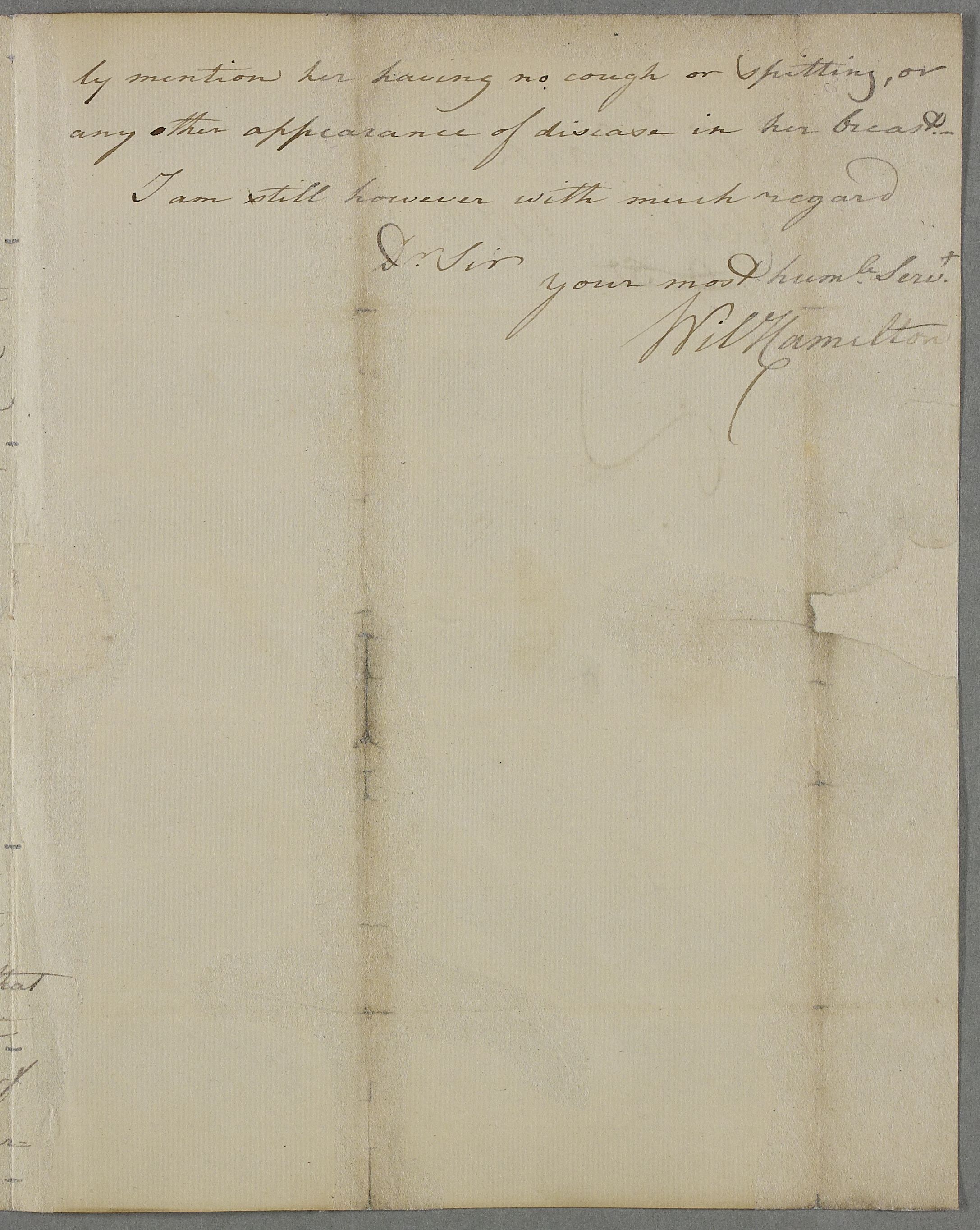 The Cullen Project | [ID:1560] From: Dr William Hamilton (in Dumfries ...