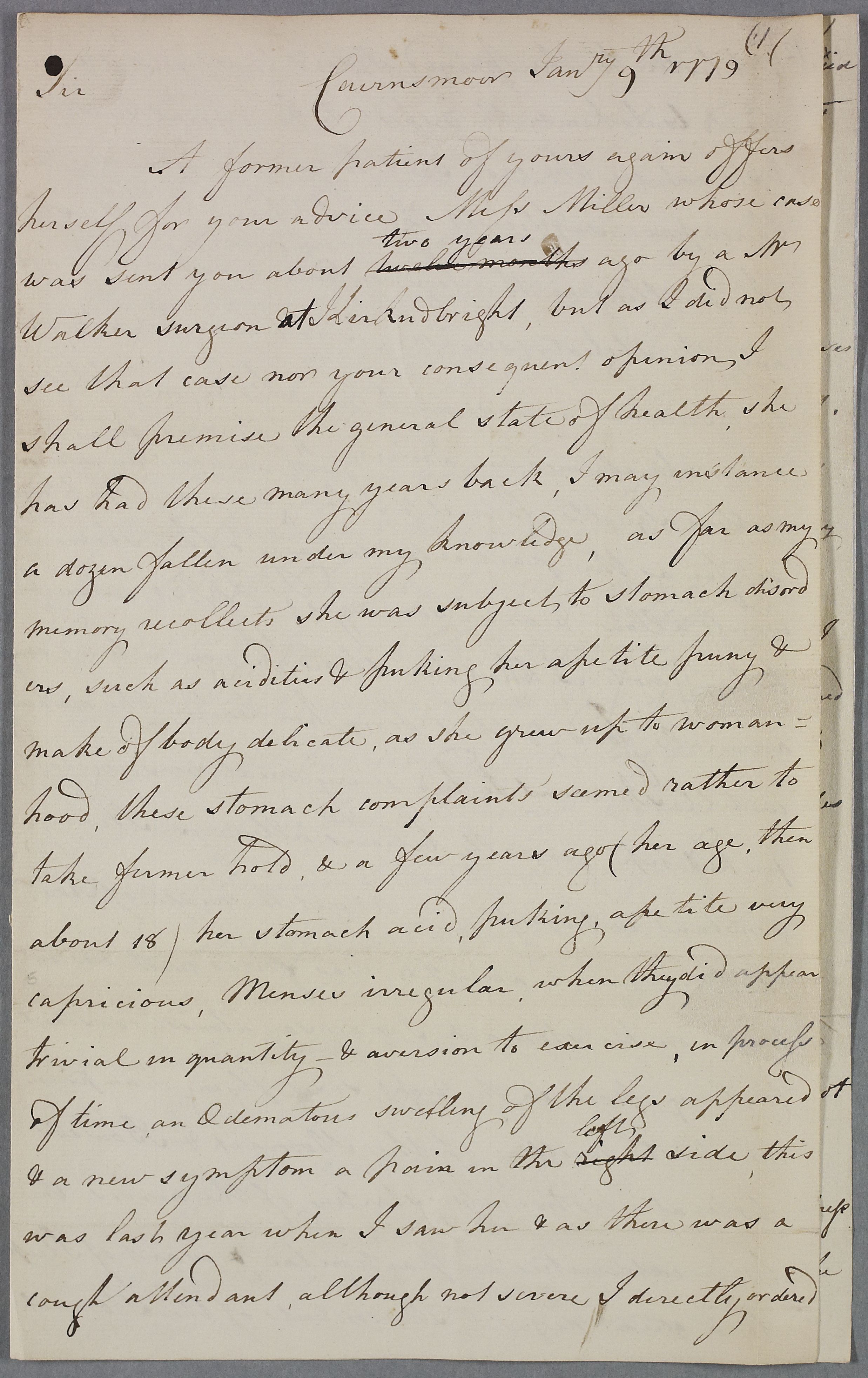 The Cullen Project | [ID:1611] From: John Ravenscroft / To: Dr William ...