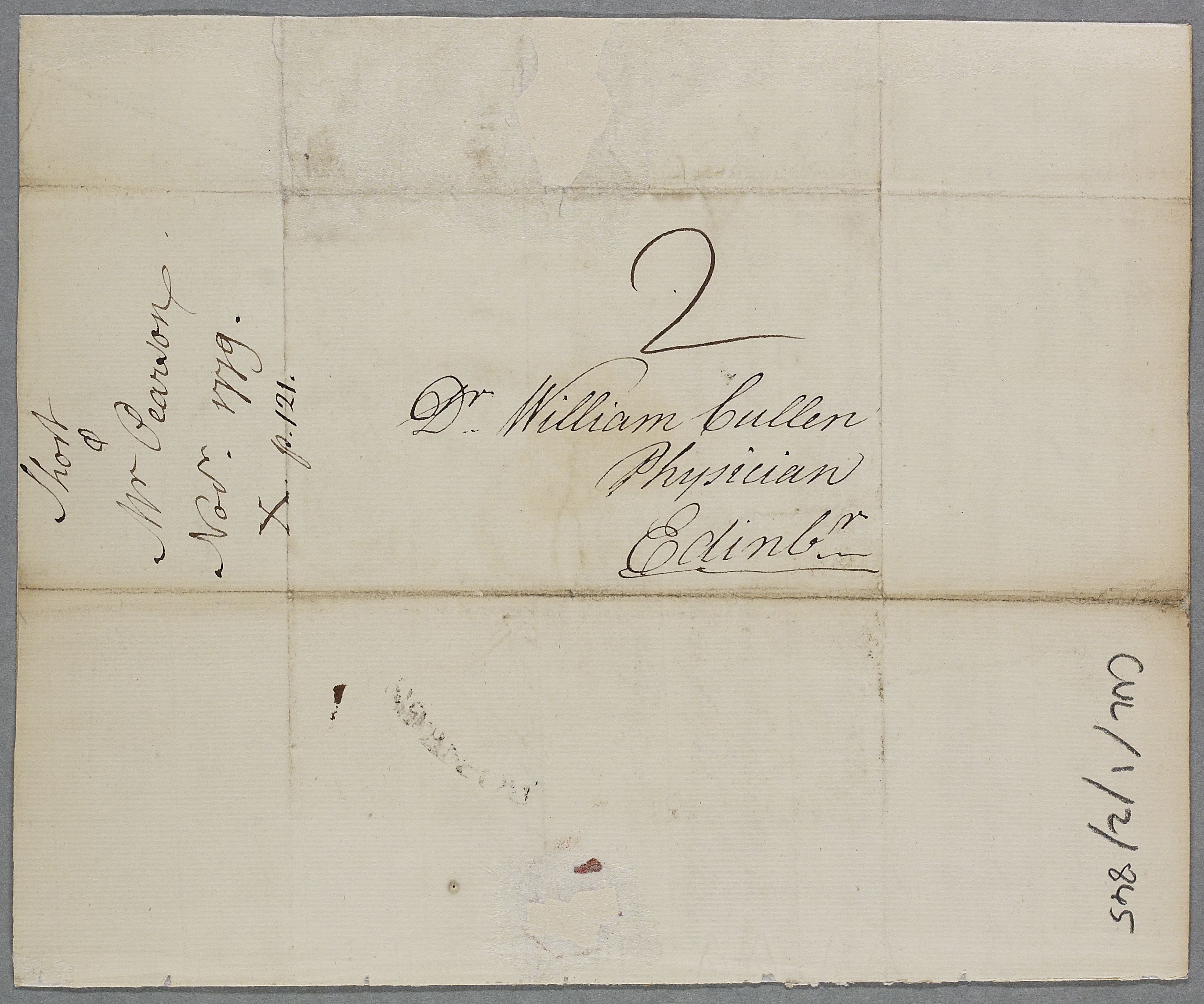 The Cullen Project | [ID:1758] From: Mr John Short / To: Dr William ...