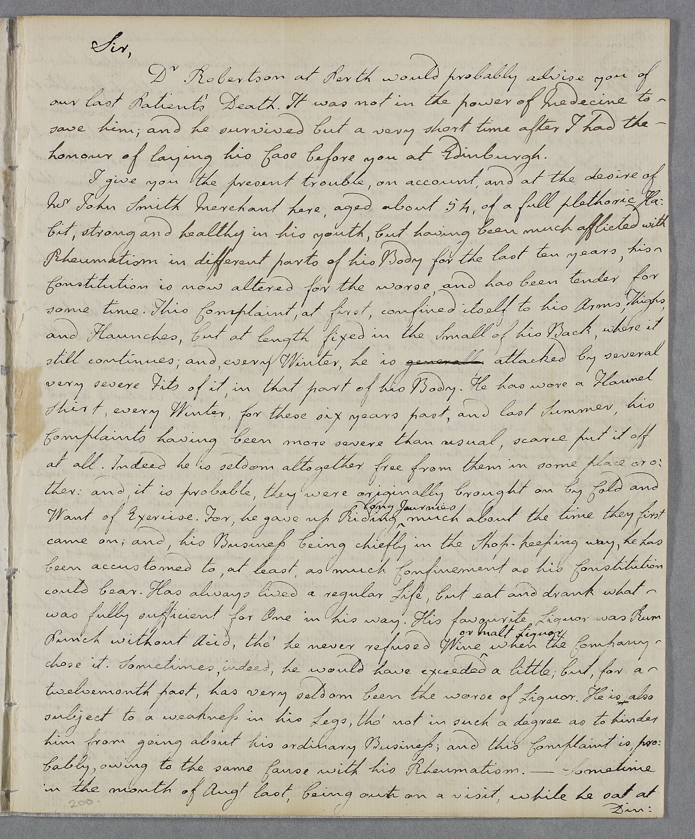 The Cullen Project | [ID:1783] From: Mr Henry William Tytler / To: Dr ...