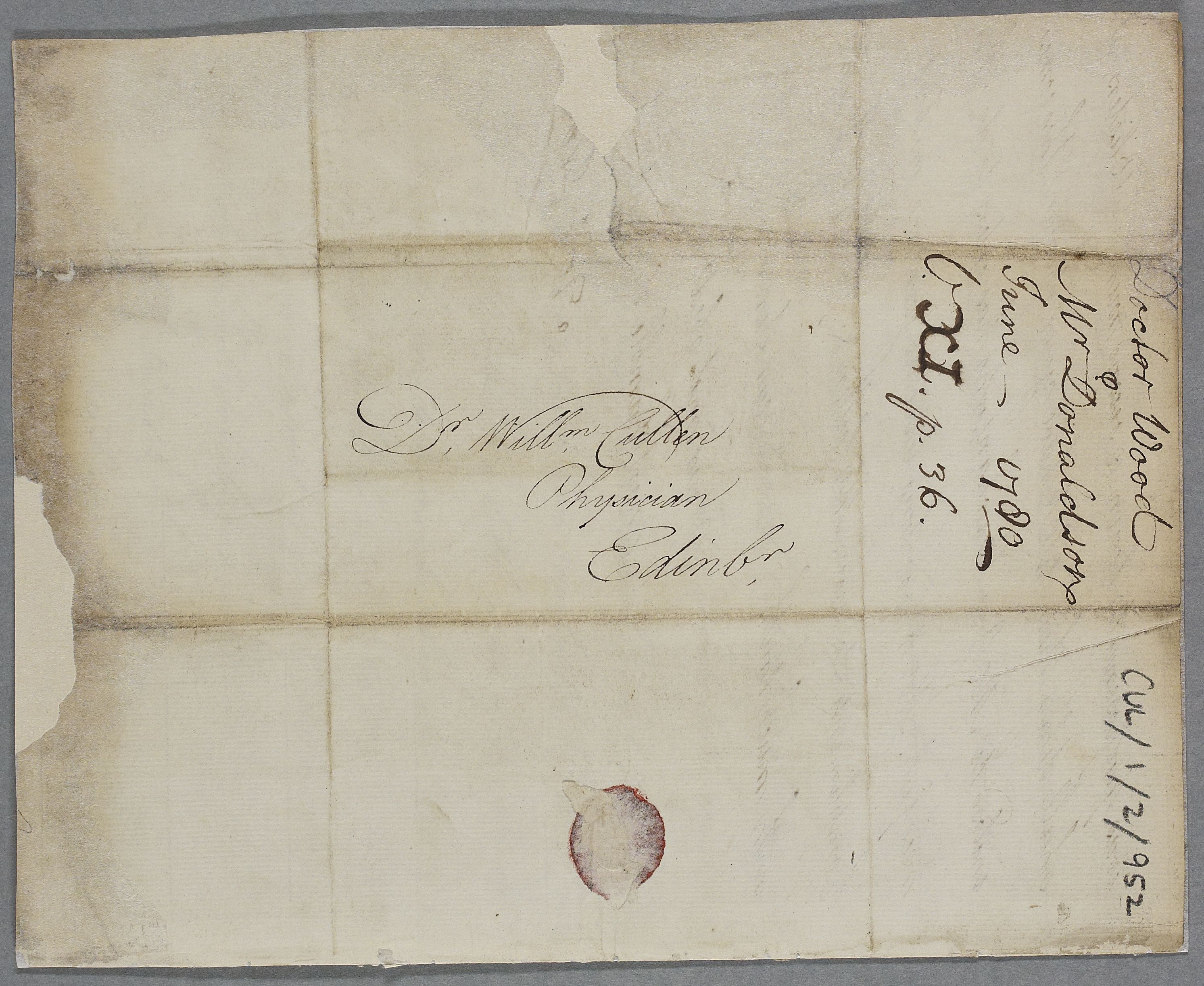 The Cullen Project | [ID:1873] From: Dr Robert Wood / To: Dr William ...