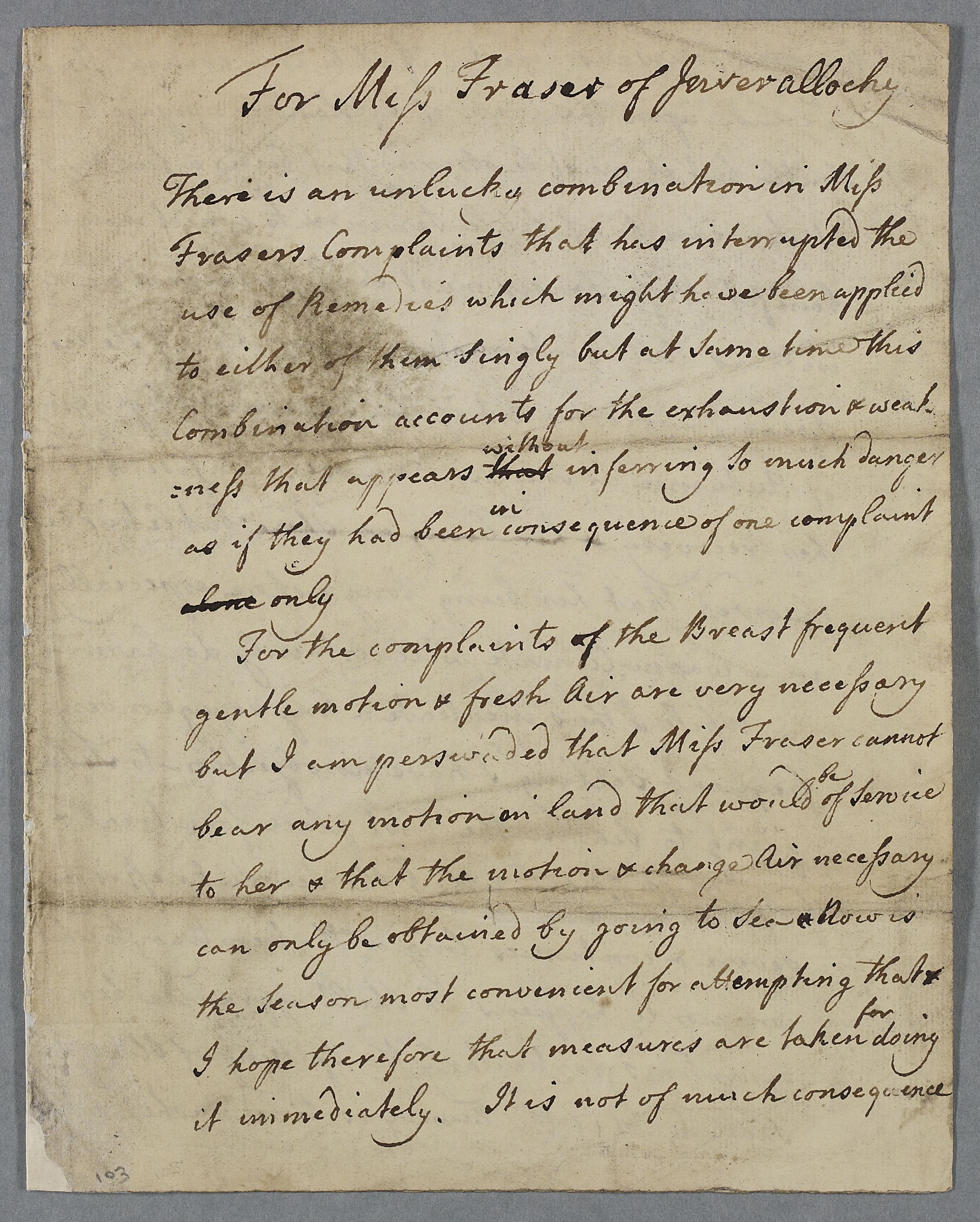 The Cullen Project | [ID:1923] From: Dr William Cullen (Professor ...