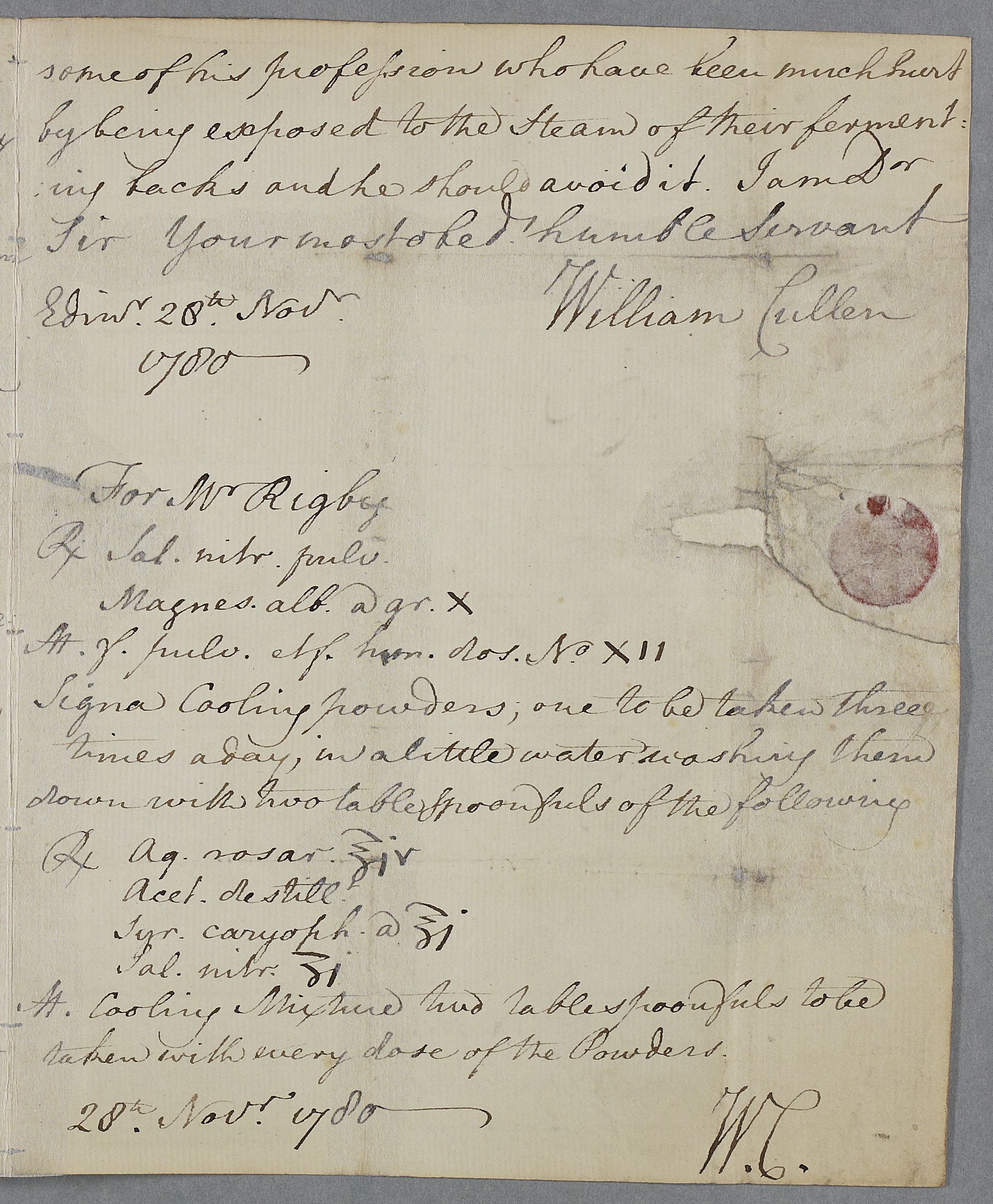 The Cullen Project | [ID:1952] From: Dr Ralph Paterson (Patterson) / To ...