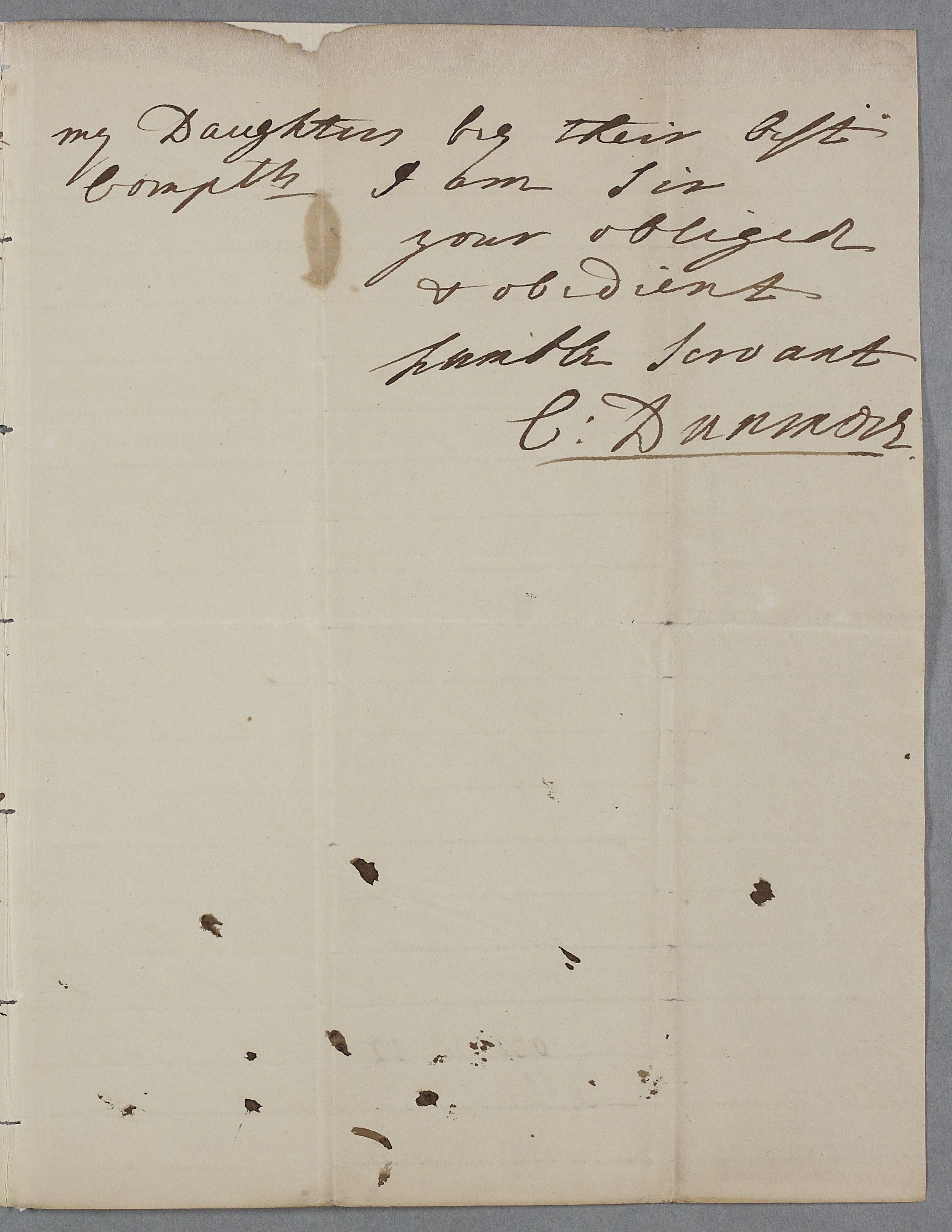 The Cullen Project | [ID:1957] From: Countess Charlotte Murray (Stewart ...