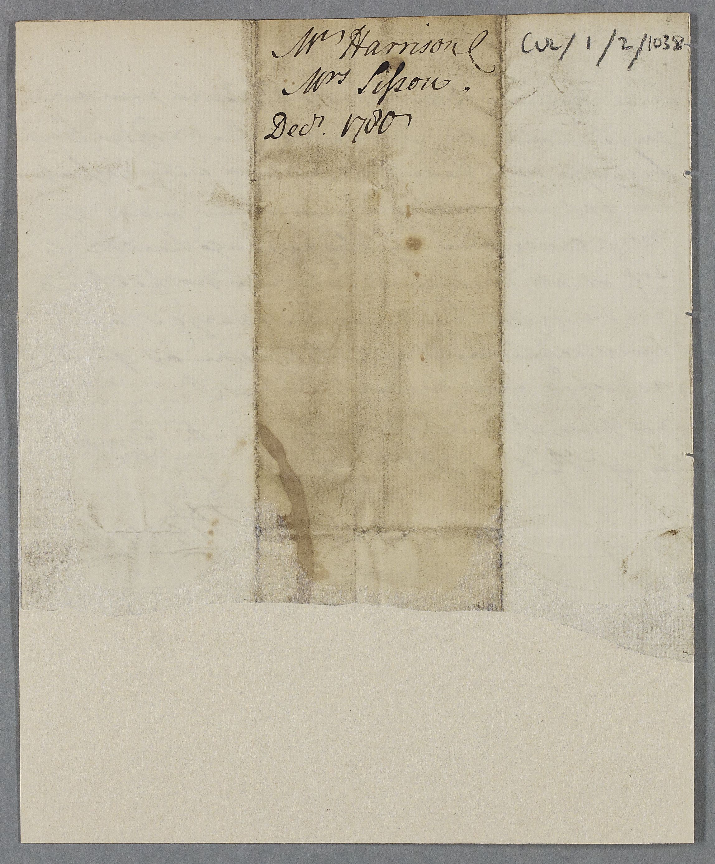 The Cullen Project | [ID:1959] From: Mr Anthony Harrison / To ...