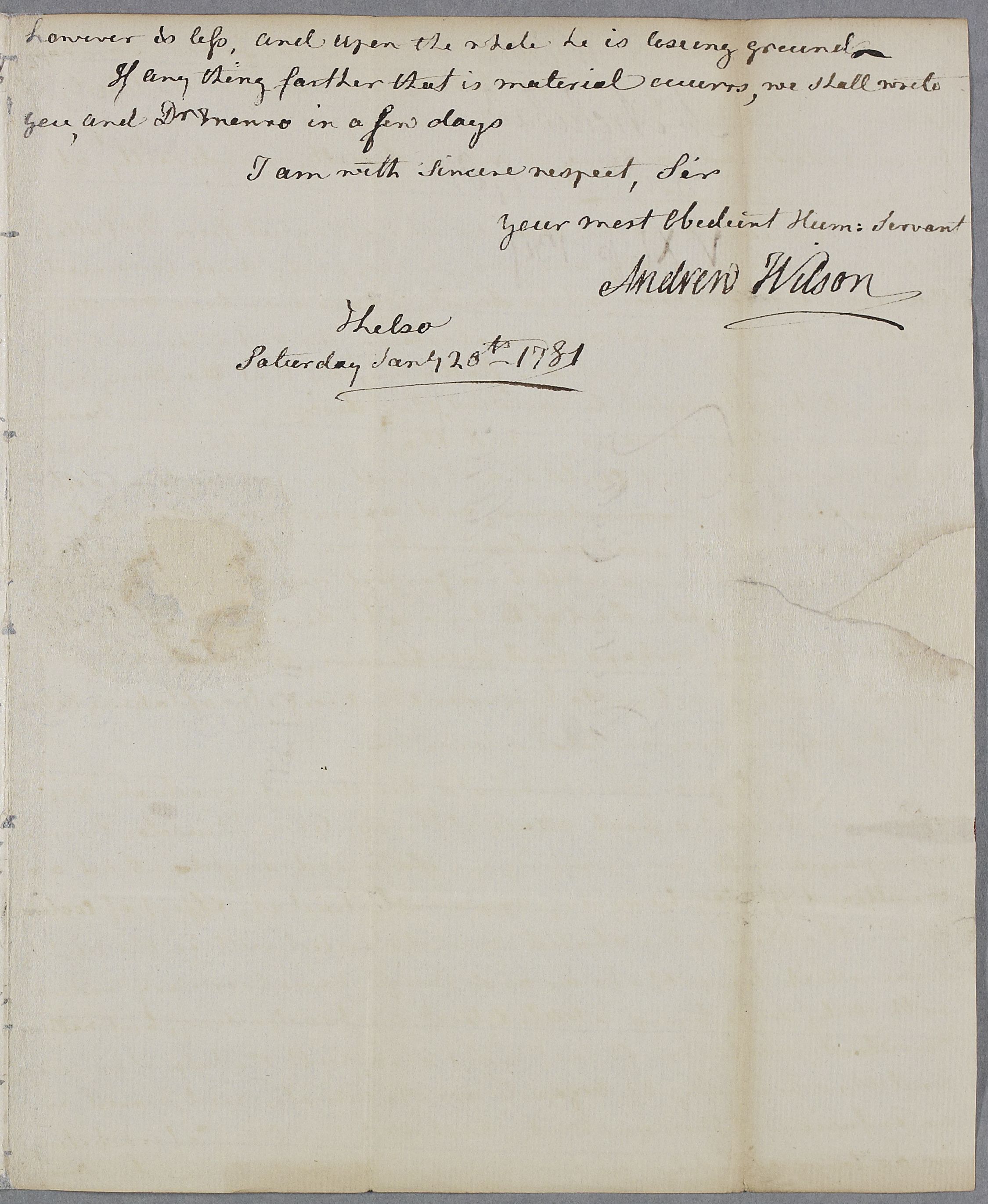 The Cullen Project | [ID:1969] From: Dr Andrew Wilson / To: Dr William ...