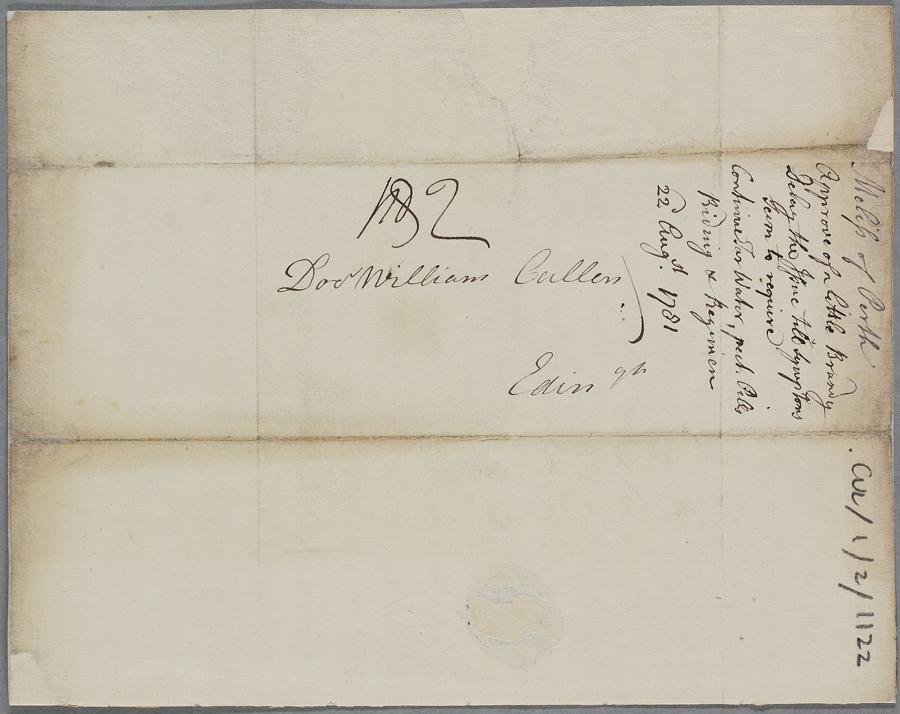 The Cullen Project | [ID:2047] From: Mr John Melliss / To: Dr William ...