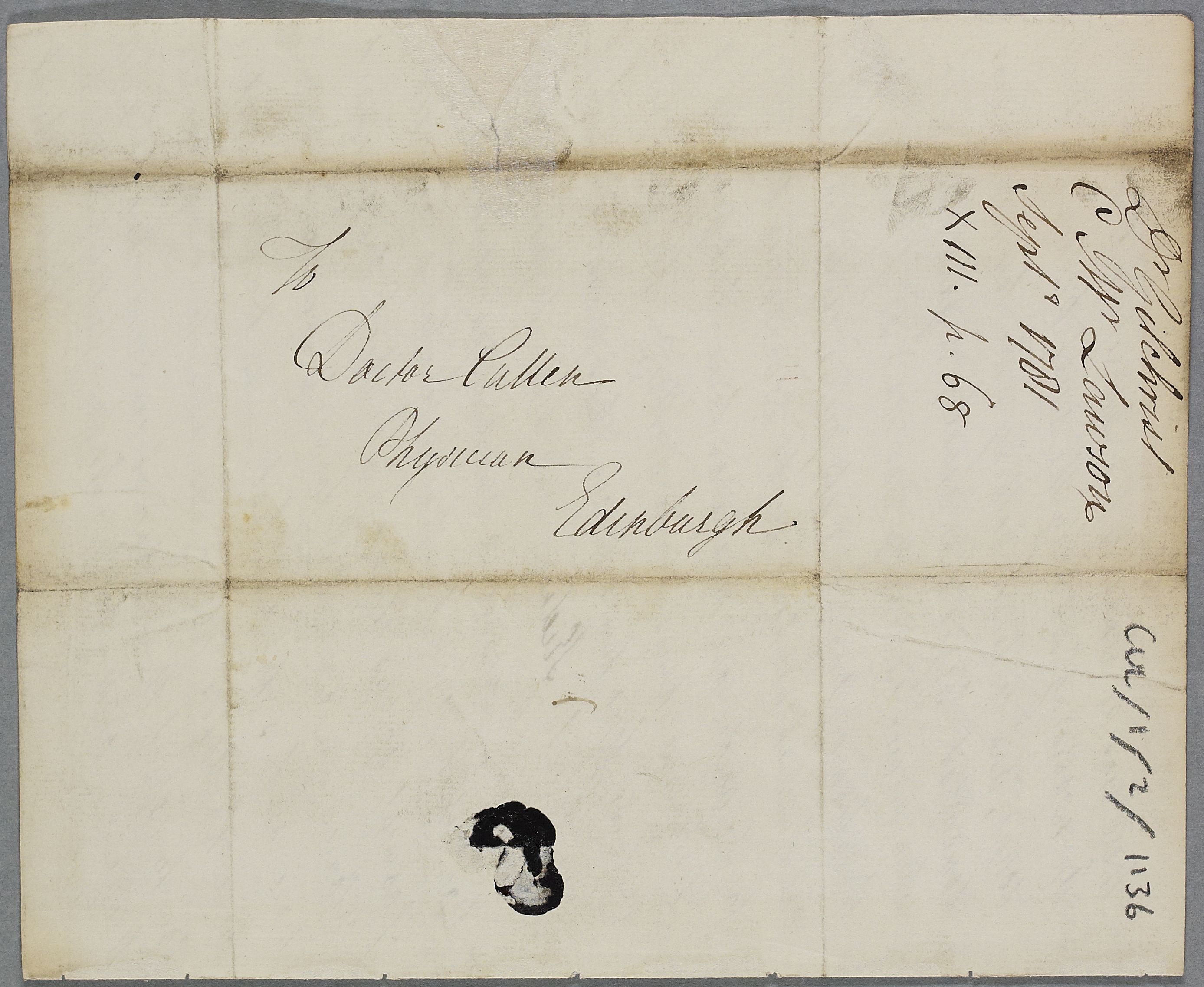 The Cullen Project | [ID:2062] From: Dr John Gilchrist (of Speddoch ...