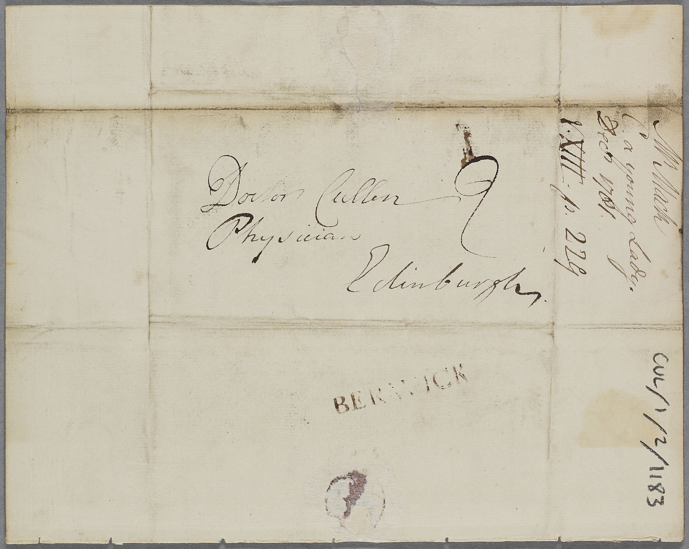 The Cullen Project | [ID:2108] From: Mr Thomas Mack / To: Dr William ...