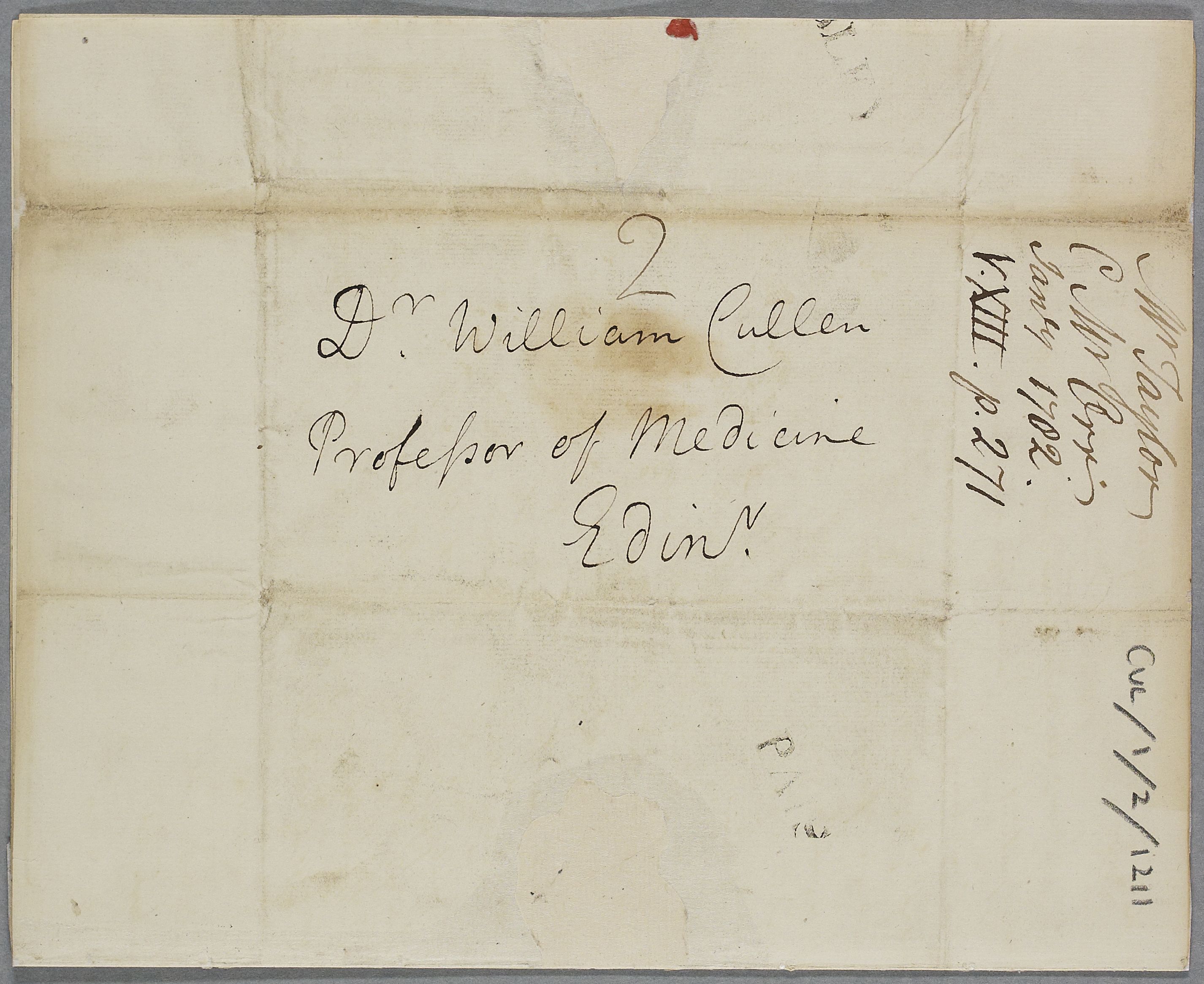 The Cullen Project | [ID:2136] From: Dr Alexander Taylor (Sanders) / To ...