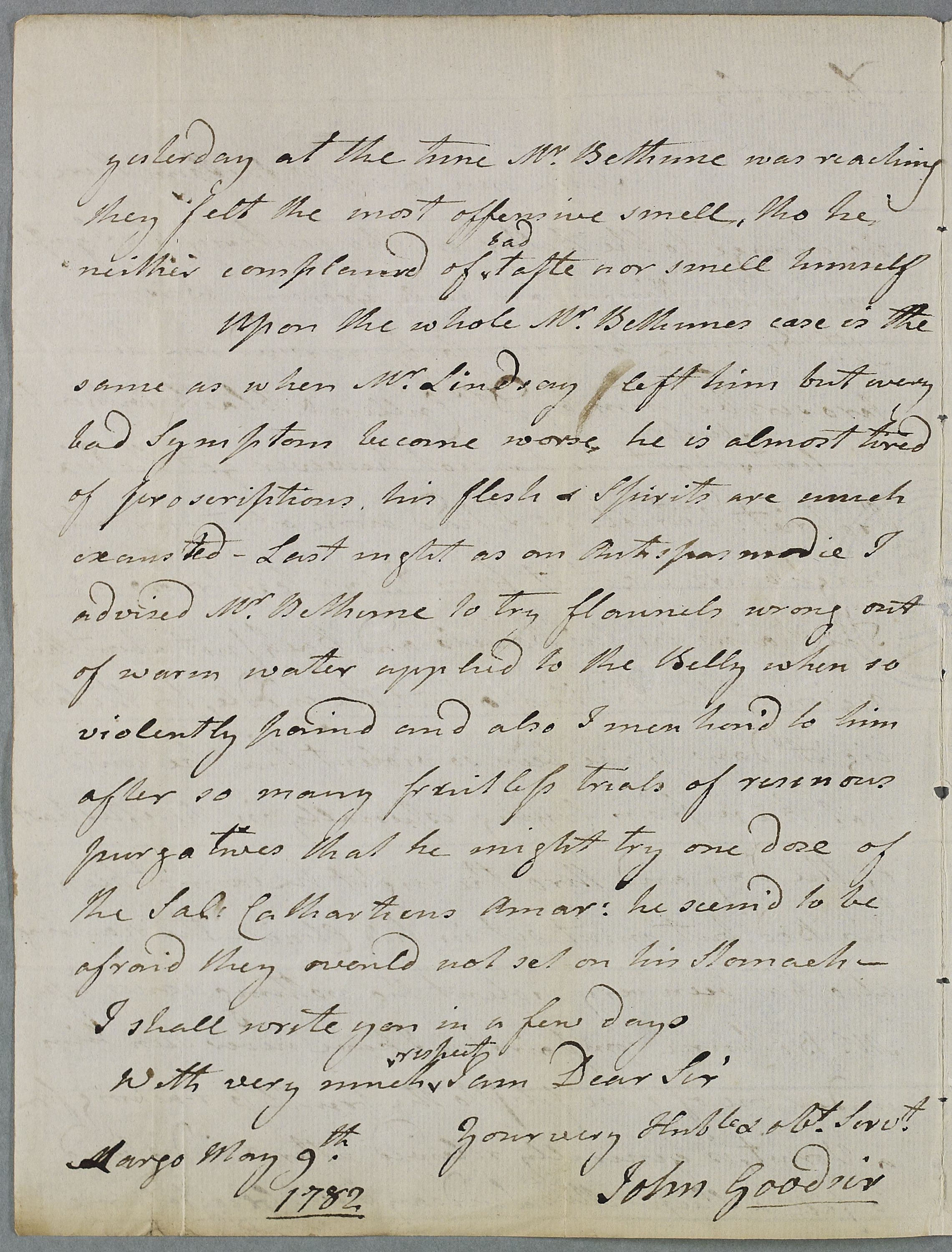 The Cullen Project | [ID:2206] From: Mr John Goodsir / To: Mr Henry ...