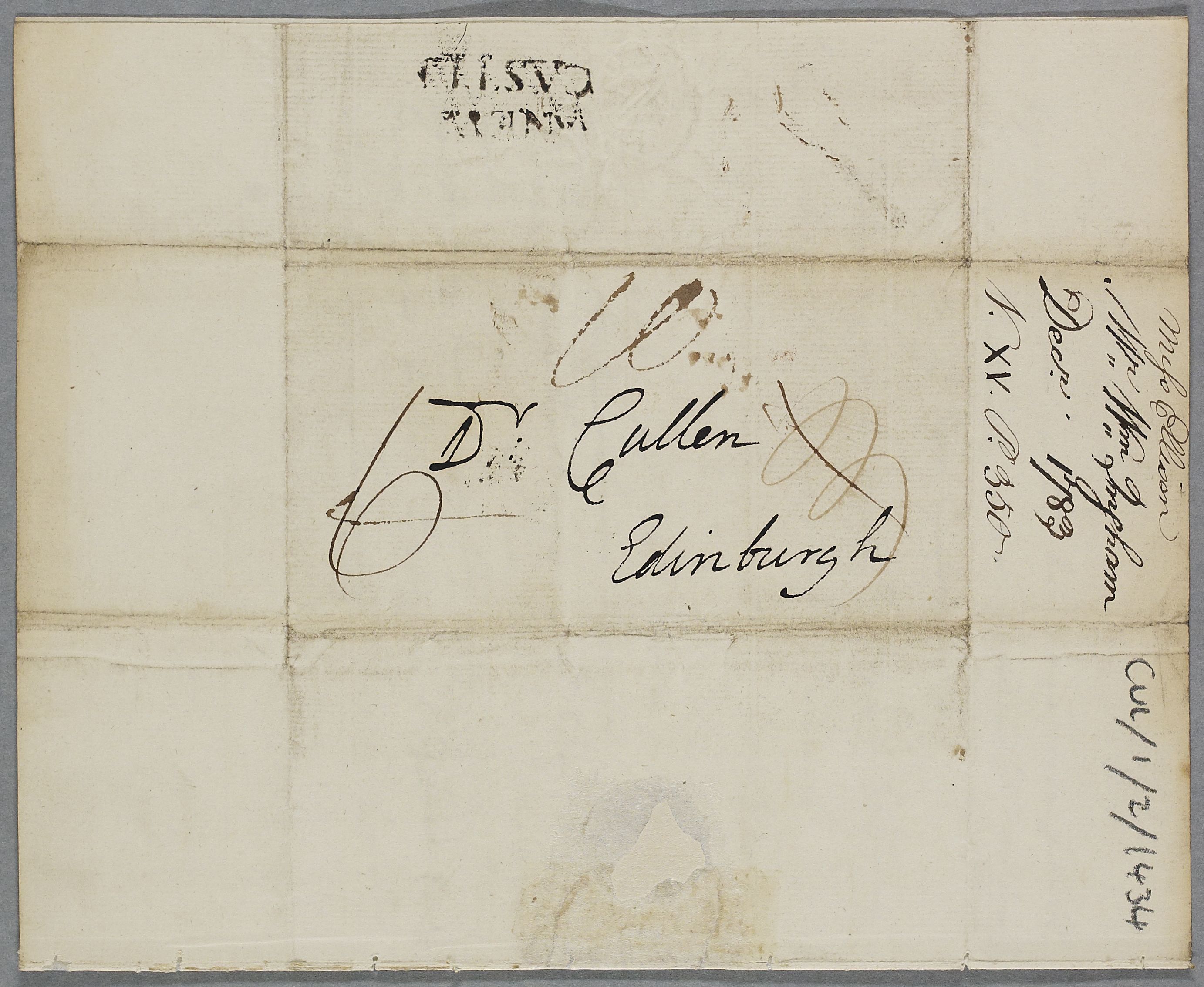 The Cullen Project | [ID:2379] From: Mr William Ingham / To: Dr William ...