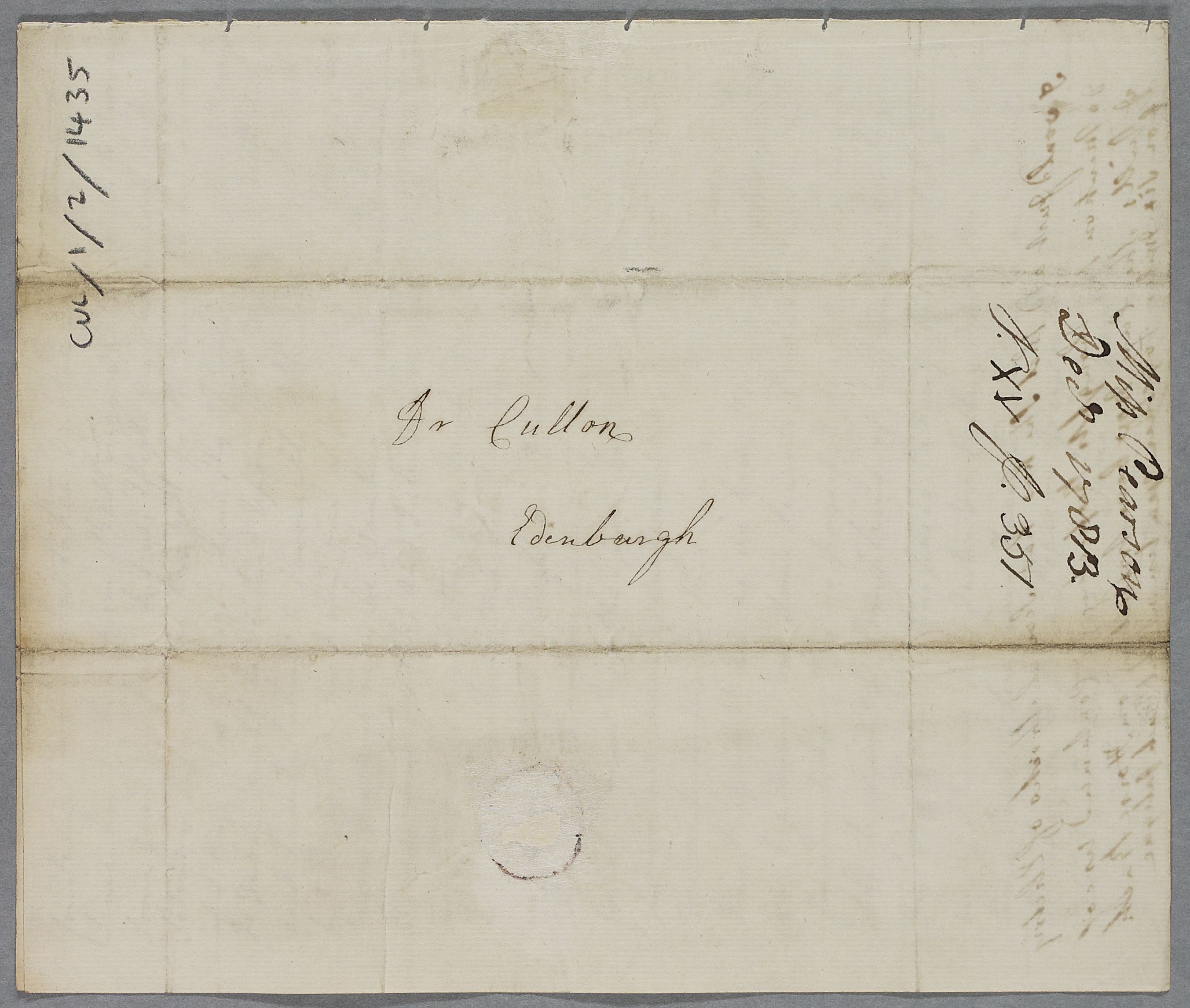 The Cullen Project | [ID:2380] From: Mrs Jane Pearson / To: Dr William ...