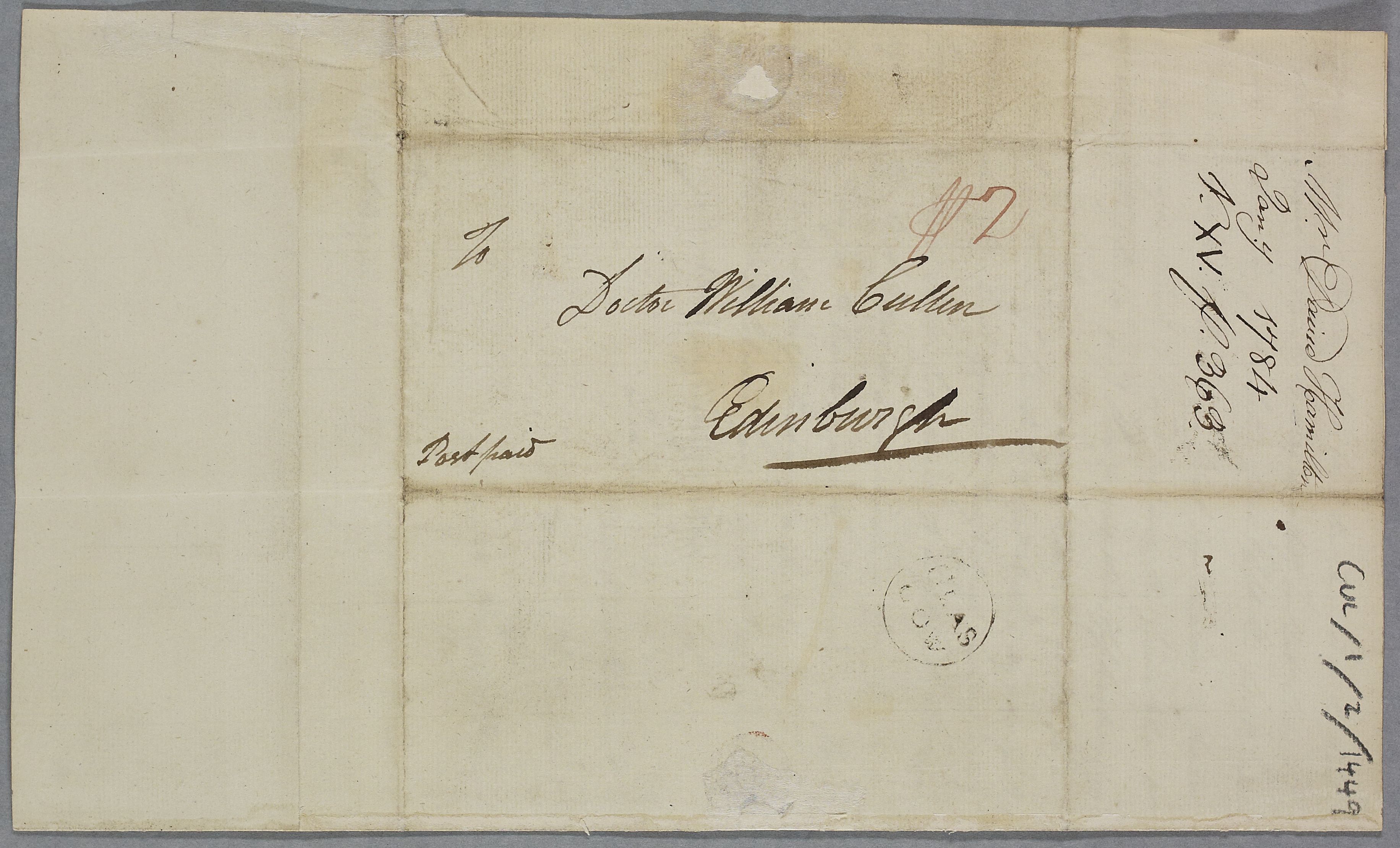 The Cullen Project | [ID:2394] From: Mr David Hamilton / To: Dr William ...