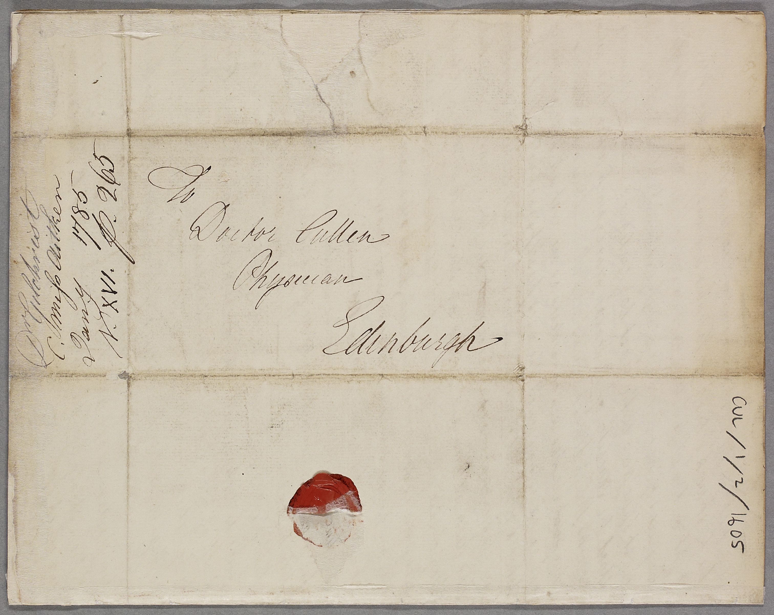 The Cullen Project | [ID:2556] From: Dr John Gilchrist (of Speddoch ...