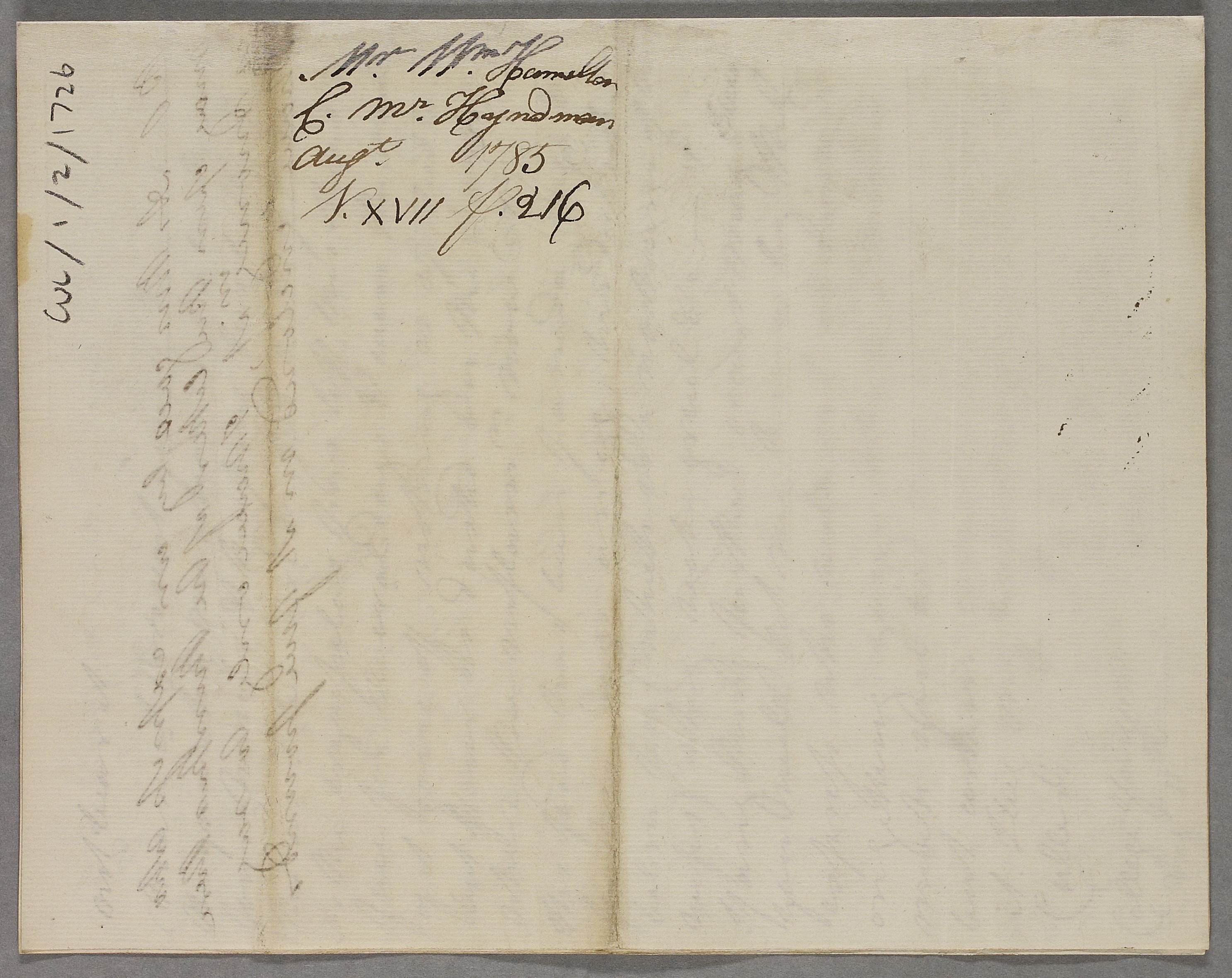 The Cullen Project | [ID:2684] From: Dr William Hamilton (in Glasgow ...