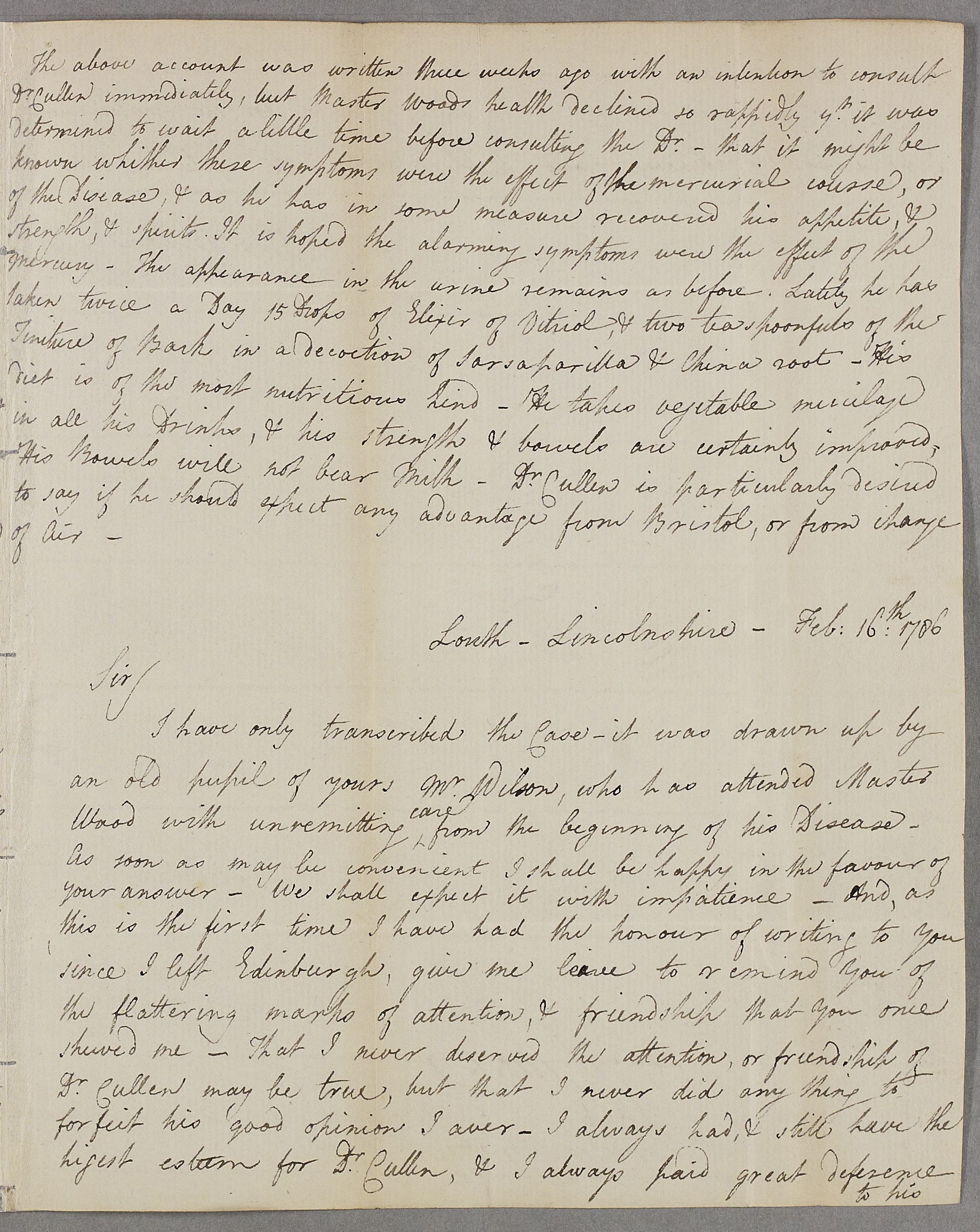 The Cullen Project | [ID:2765] From: Mr Thomas Wilson / To: Dr William ...