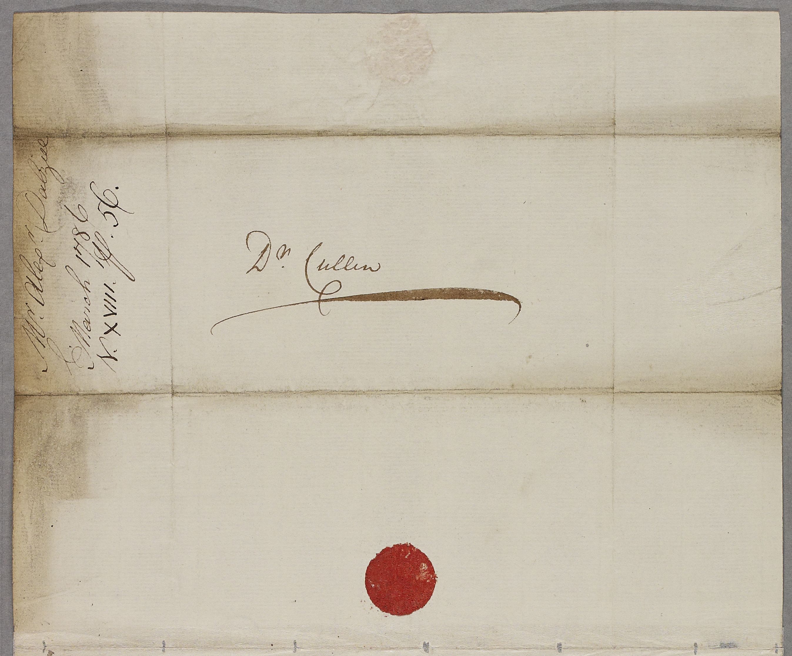 The Cullen Project | [ID:2782] From: Mr Alexander Dalzell (Dalziel ...