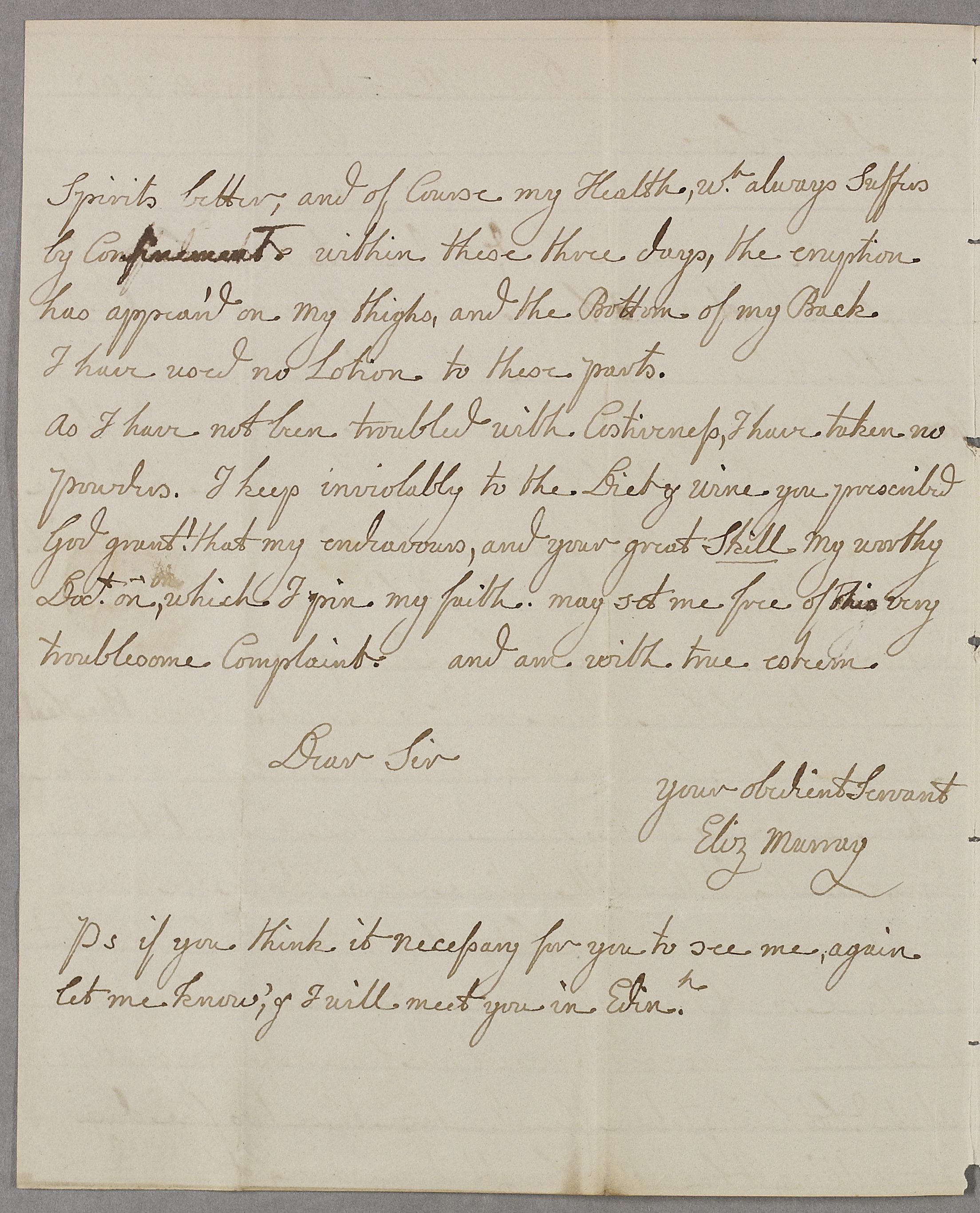 The Cullen Project | [ID:2824] From: Mrs Elizabeth Murray (de Montolieu ...