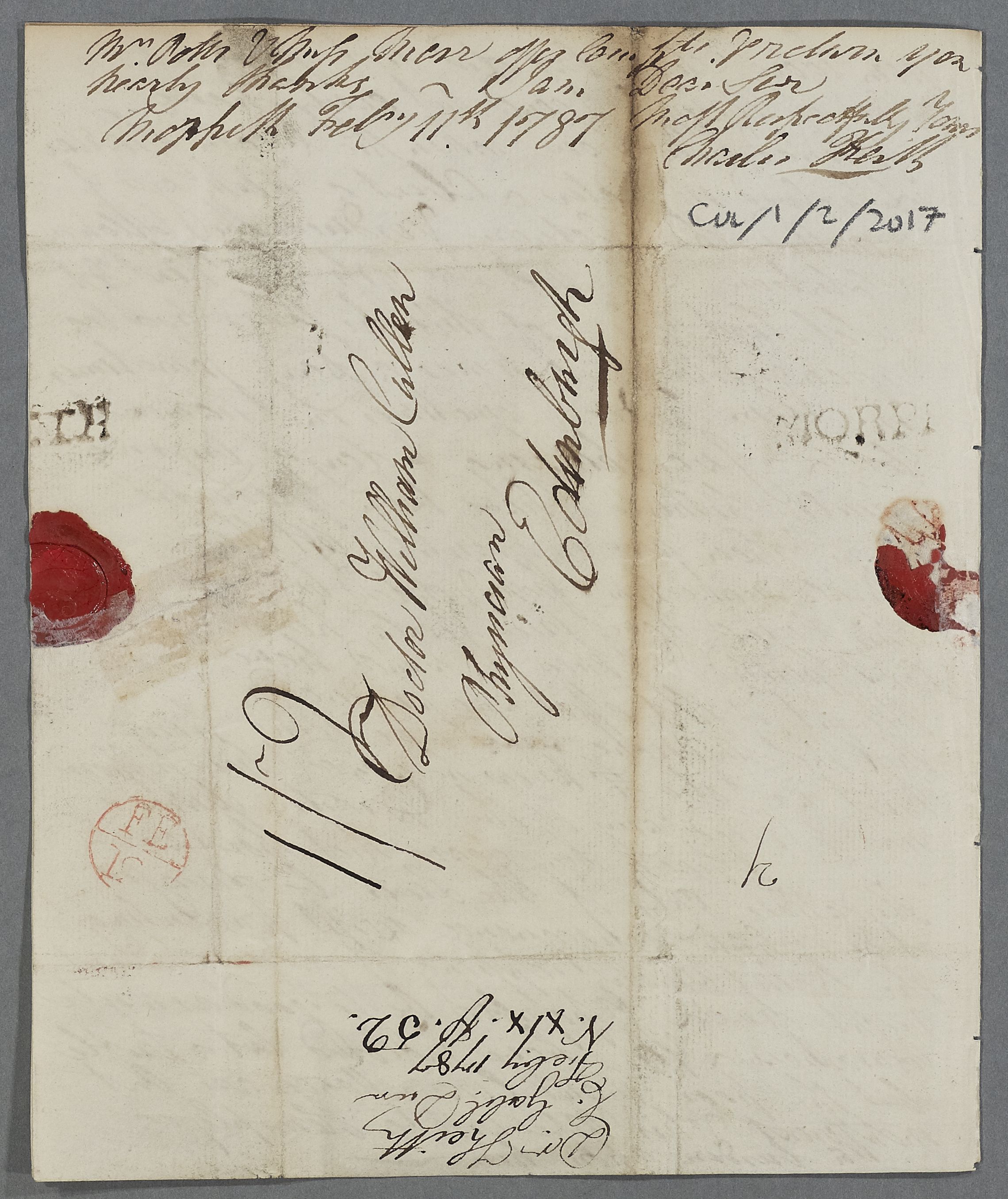 The Cullen Project | [ID:2985] From: Dr Charles Keith / To: Dr William ...