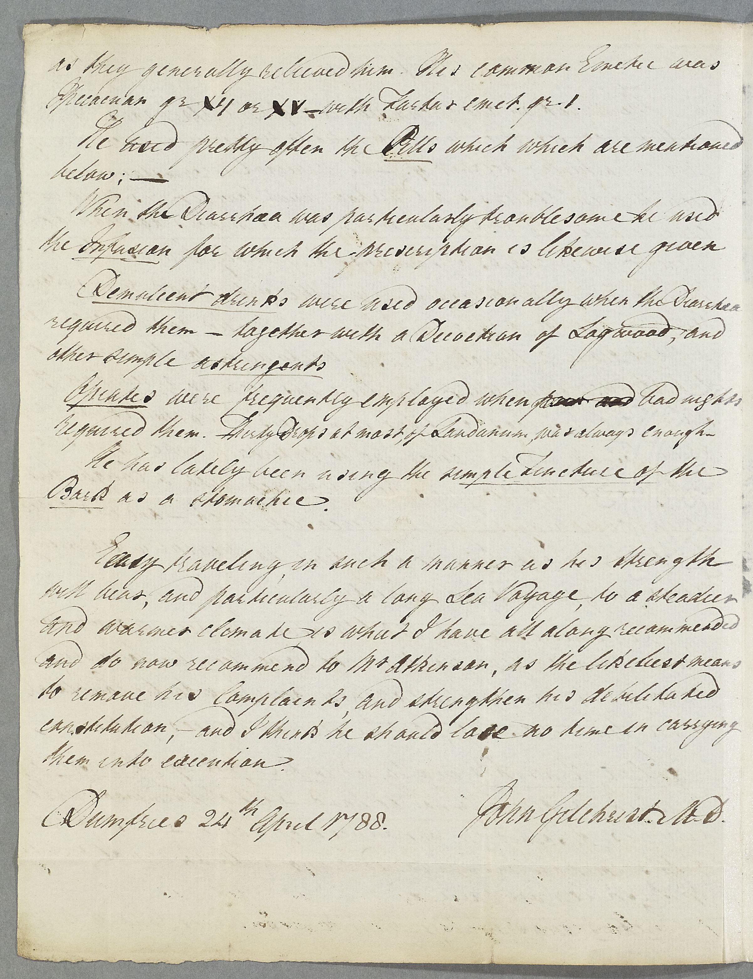 The Cullen Project | [ID:3333] From: Dr John Gilchrist (of Speddoch ...