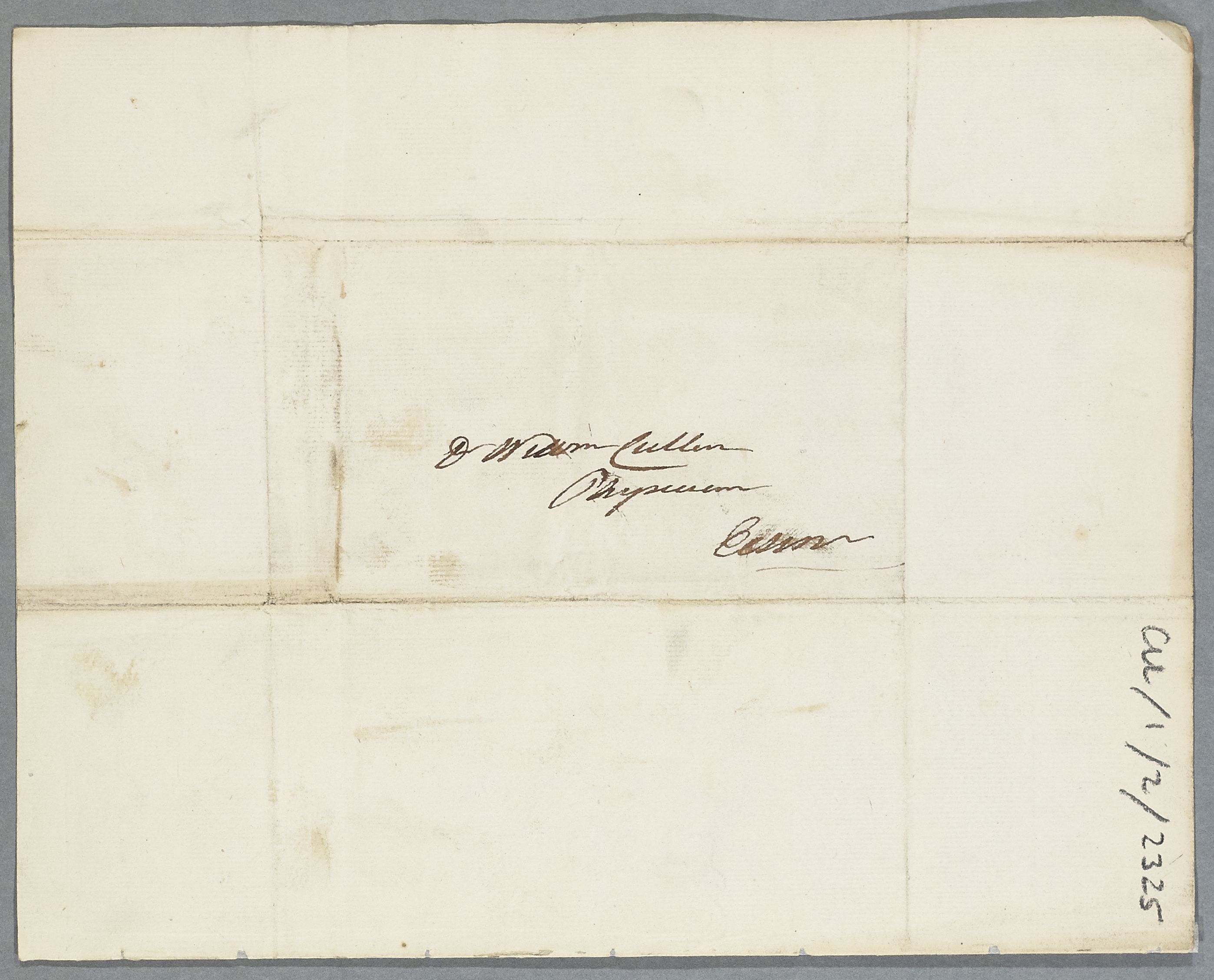 The Cullen Project | [ID:3436] From: Mr John Hunter / To: Dr William ...