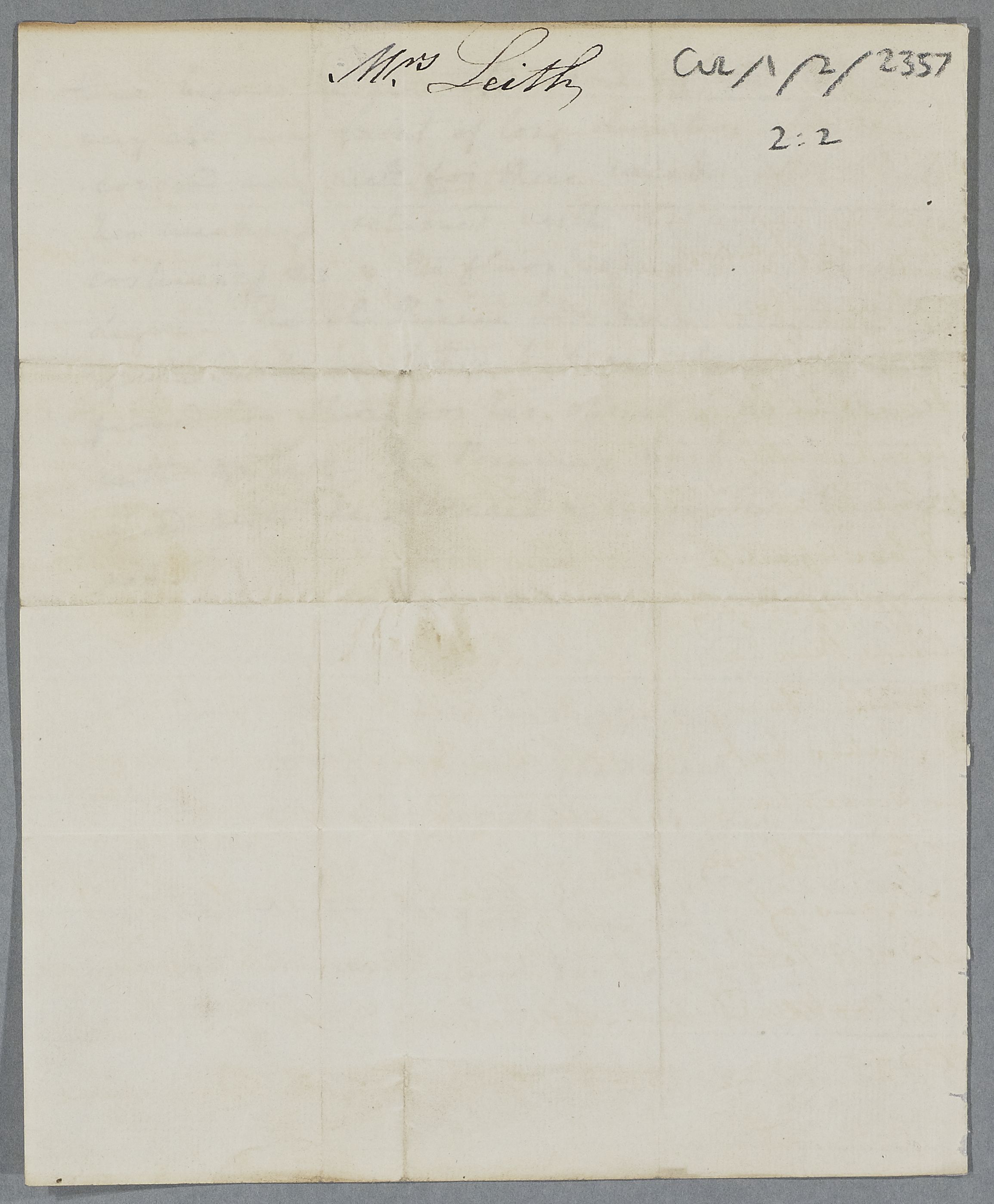 The Cullen Project | [ID:3470] Case Note / Regarding: Mrs Mary Leith ...