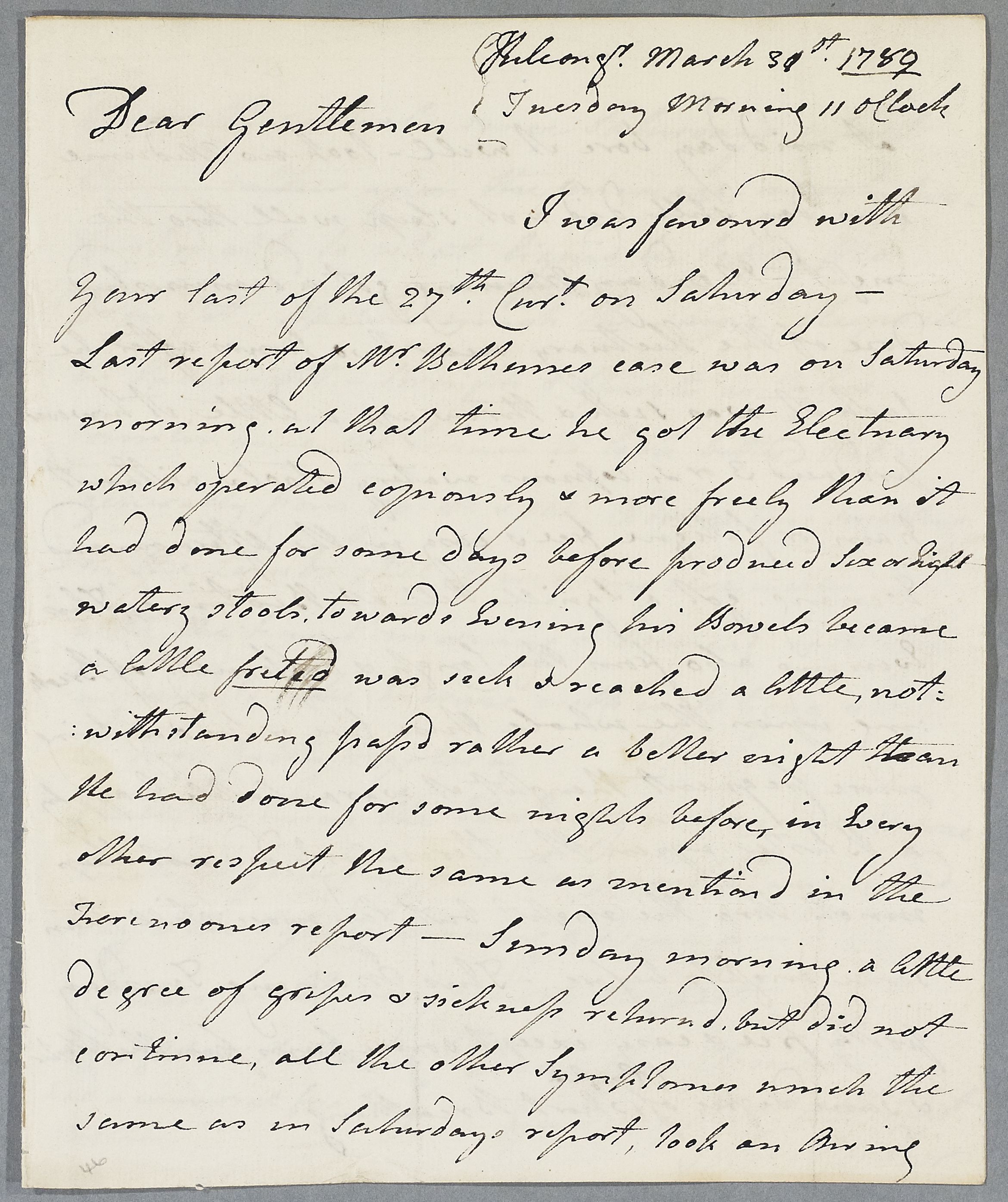 The Cullen Project | [ID:3488] From: Mr John Goodsir / To: Dr William ...