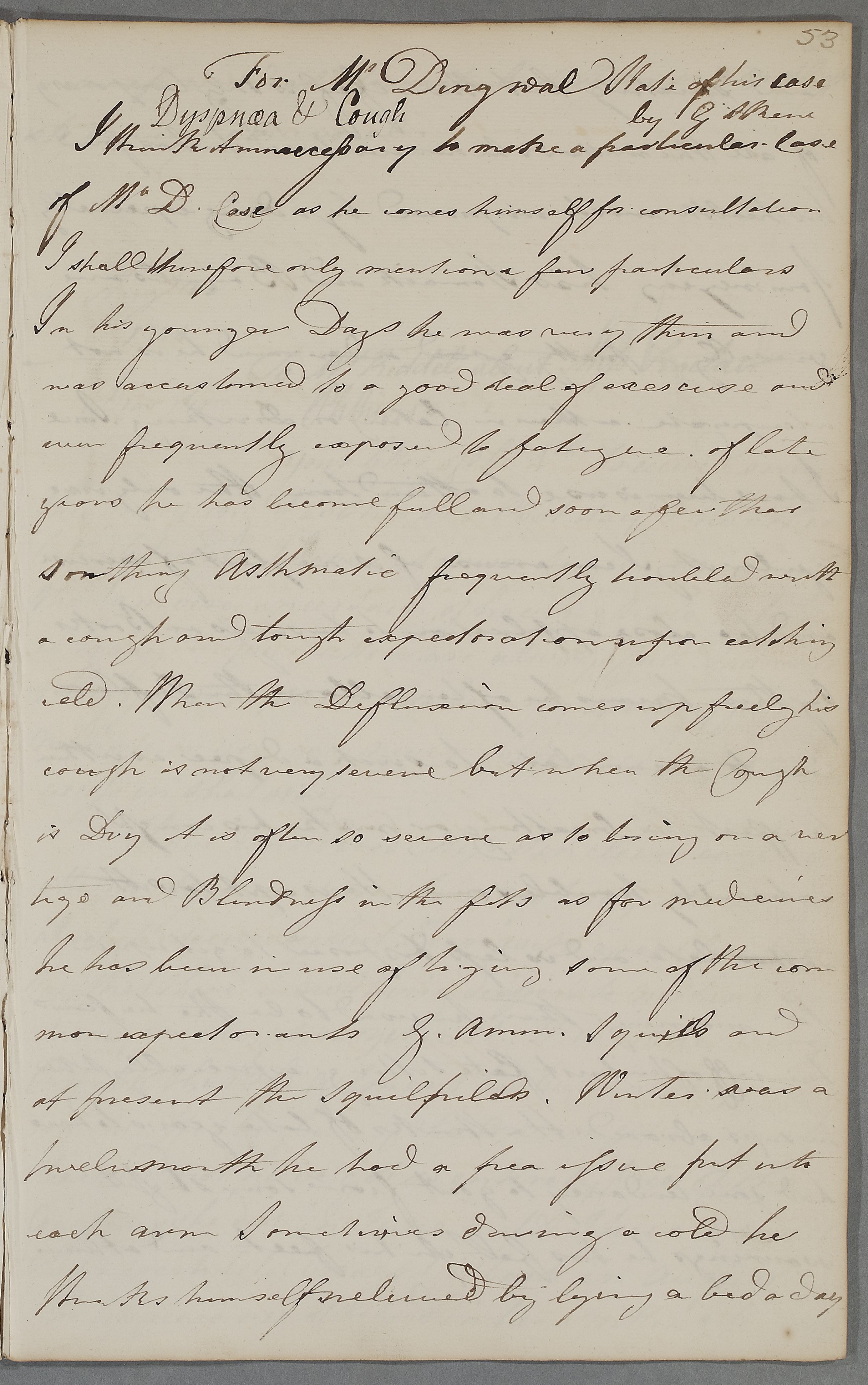 The Cullen Project | [ID:3764] From: Dr George Skene / To: Dr William ...