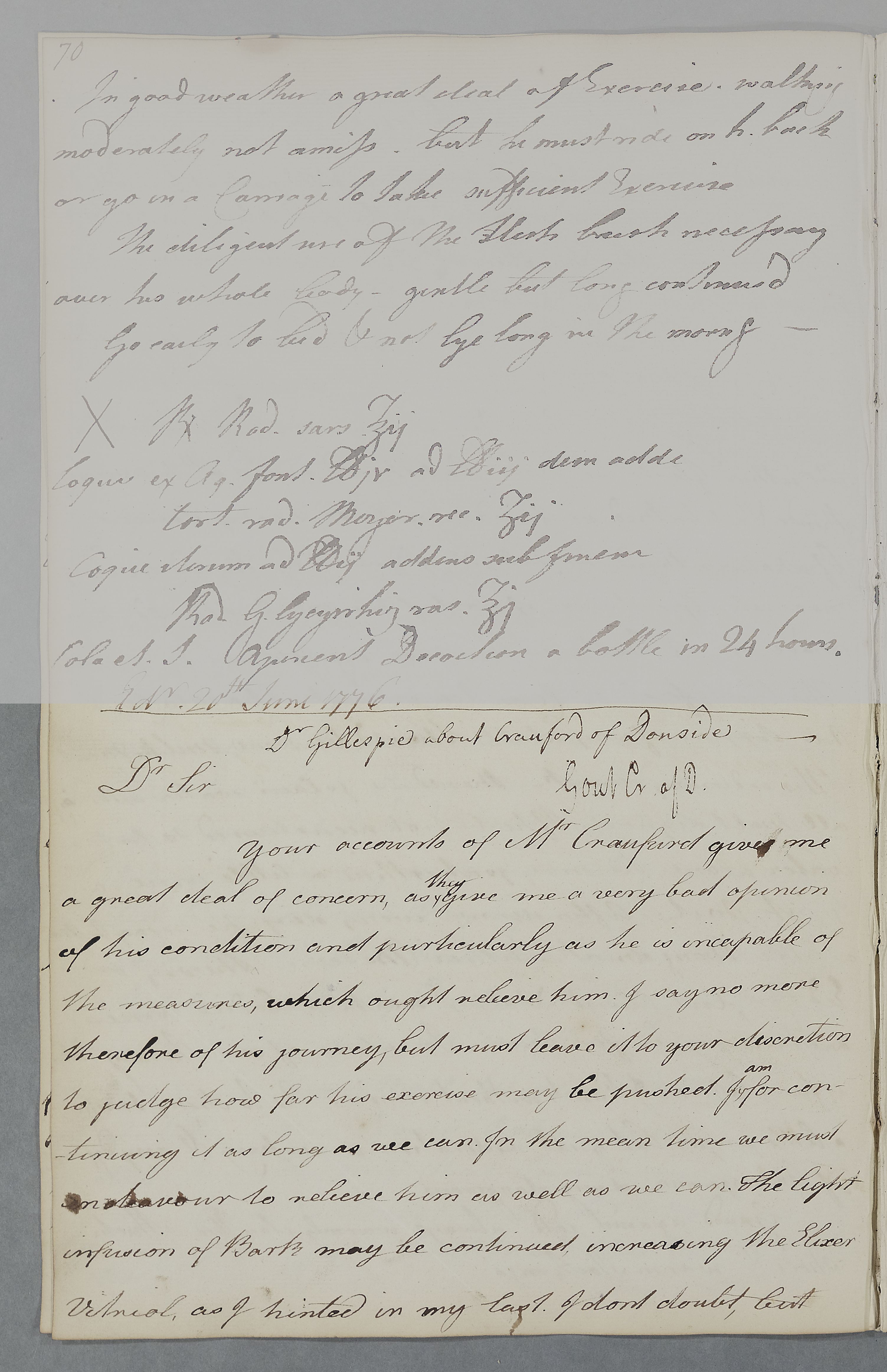 The Cullen Project | [ID:3837] From: Dr William Cullen (Professor ...